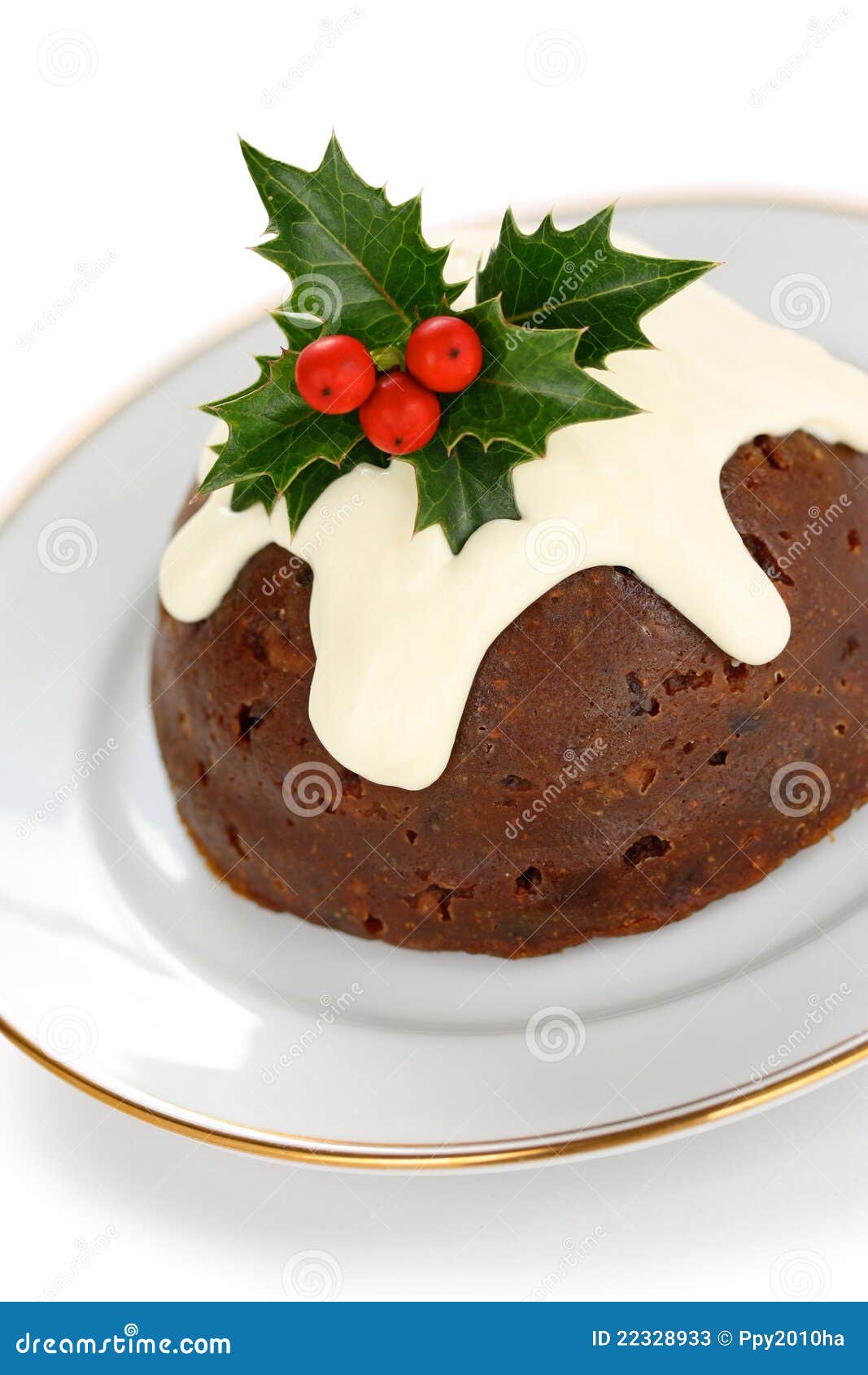 Homemade christmas pudding stock image. Image of merry - 22328933