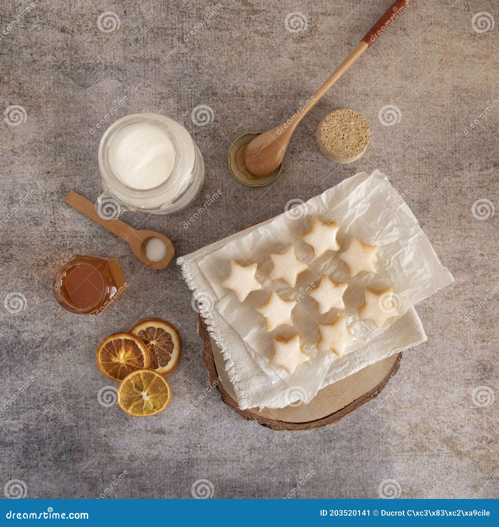 Homemade star-shaped cakes stock image. Image of homemade - 203520141