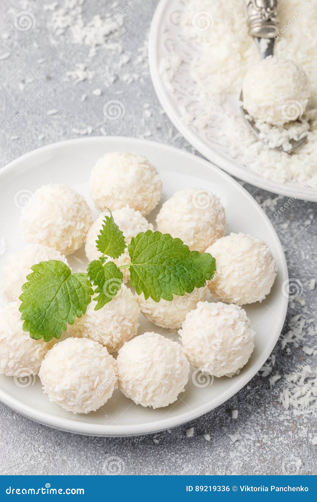 Homemade coconut candies stock photo. Image of homemade - 89219336