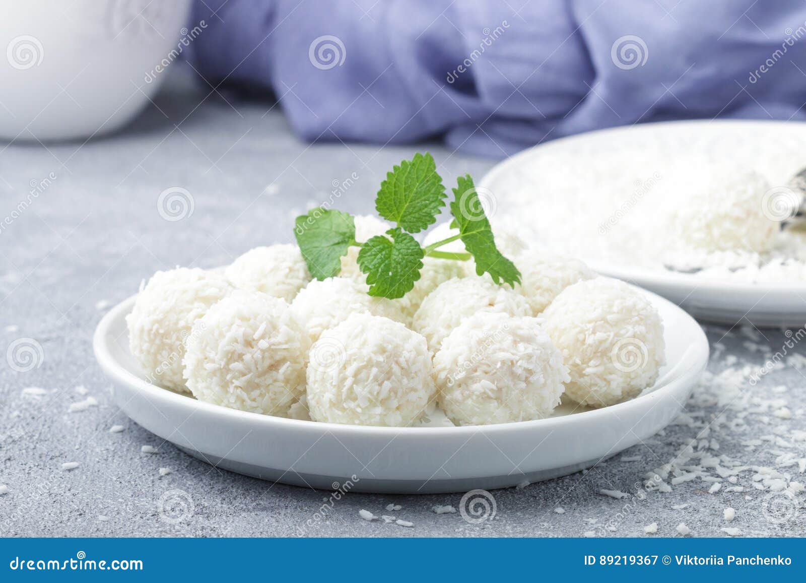 Homemade coconut candies stock image. Image of coconut - 89219367