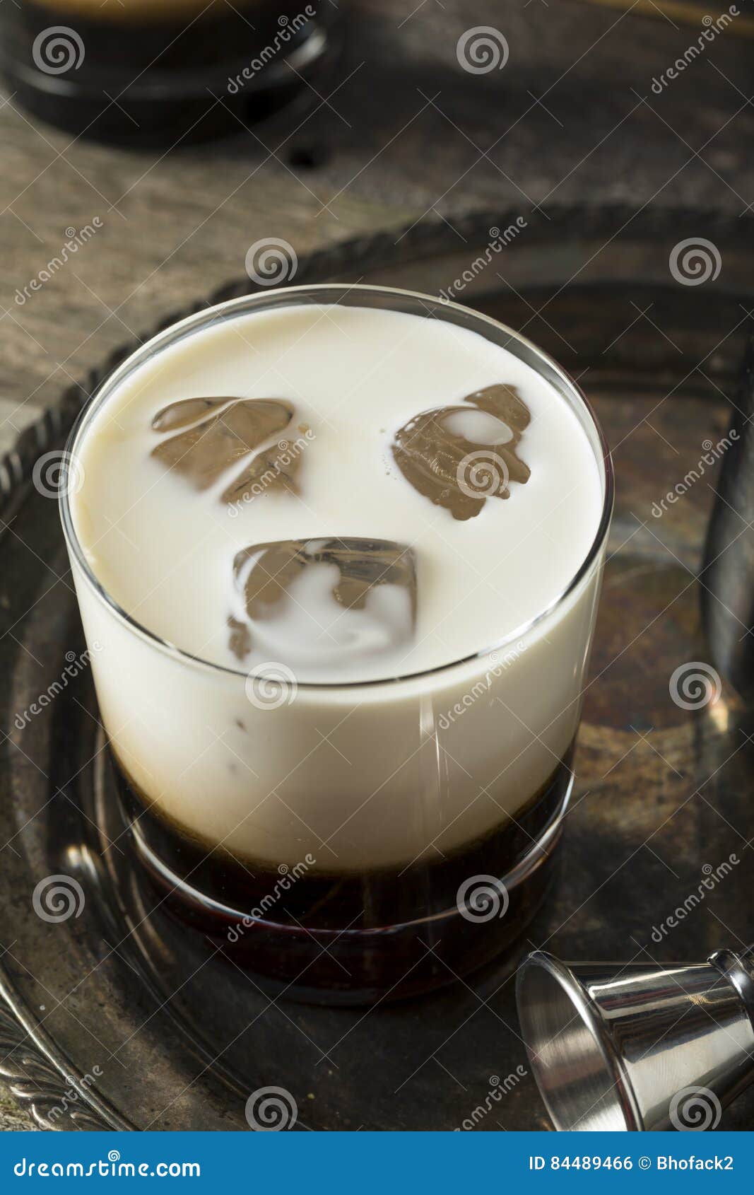 Homemade Coffee White Russian Stock Photo - Image of background, liquor ...