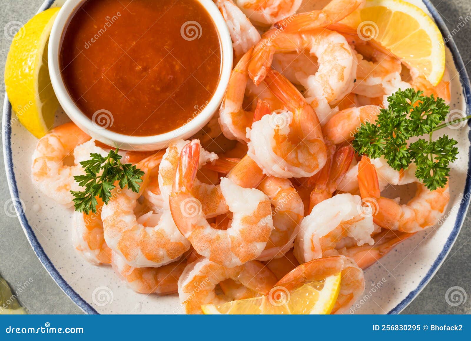 Homemade Cold Shrimp Cocktail Stock Image - Image of meal, sauce: 256830295