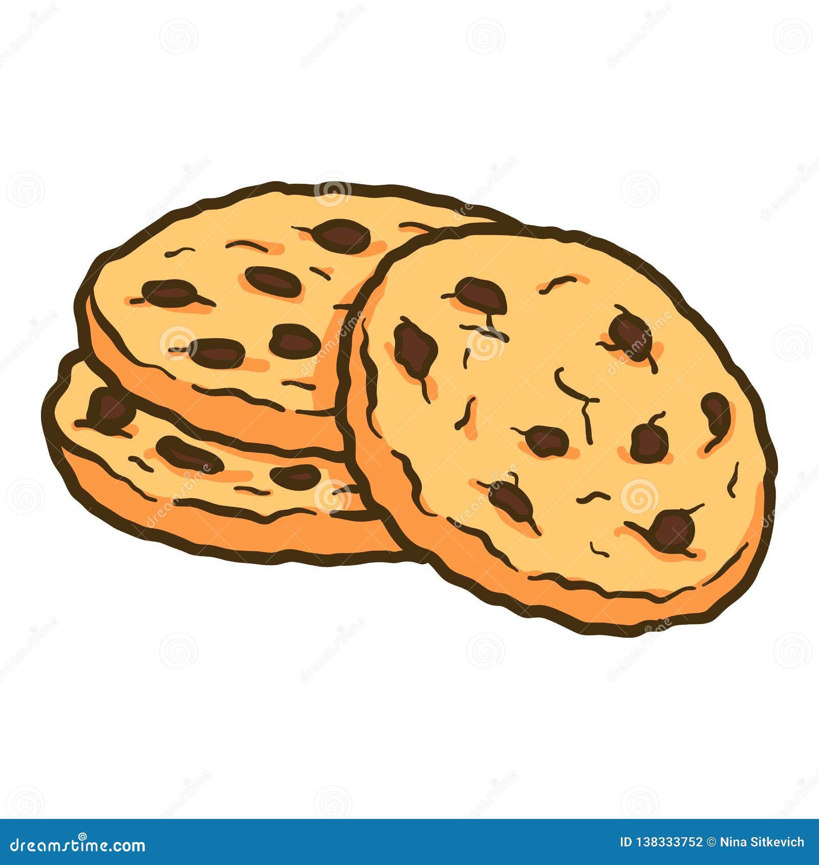 Homemade Cookie Icon, Hand Drawn Style Stock Vector - Illustration of ... Homemade Cookie Icon, Hand Drawn Style Stock Vector - Illustration of ...
