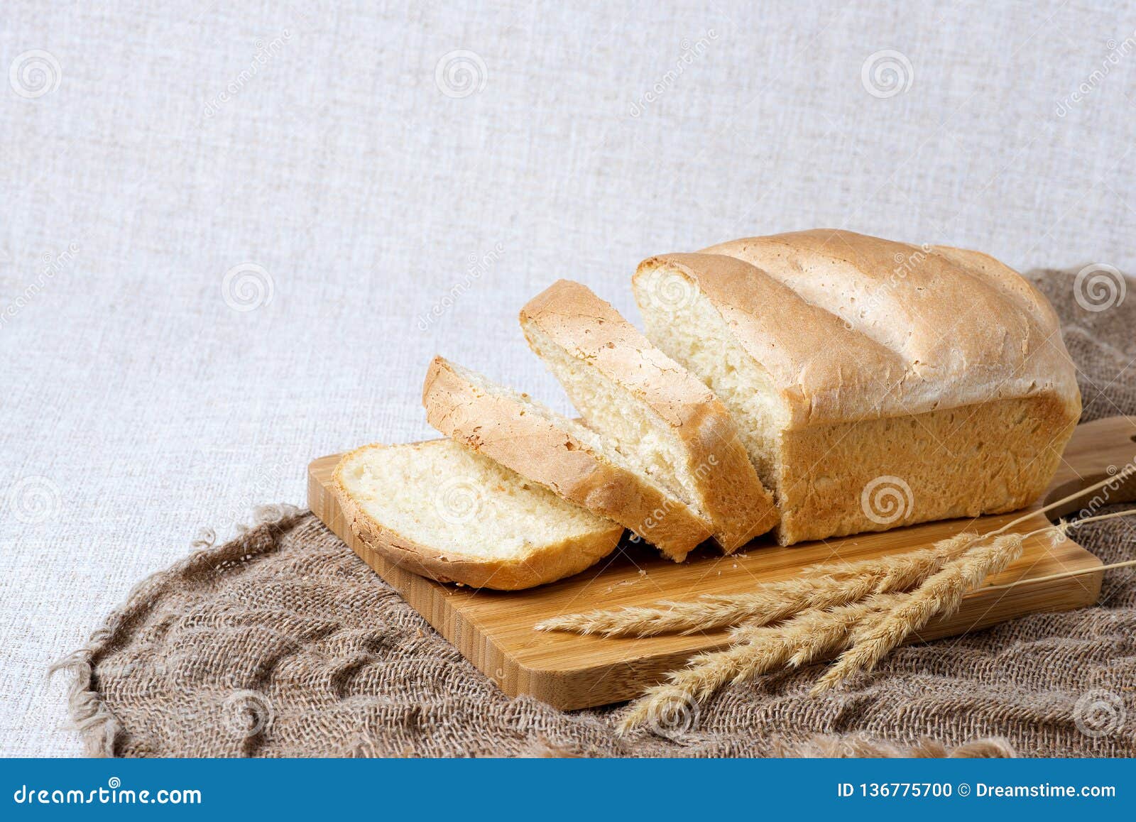 Homemade craft fresh bread stock photo. Image of craft - 136775700