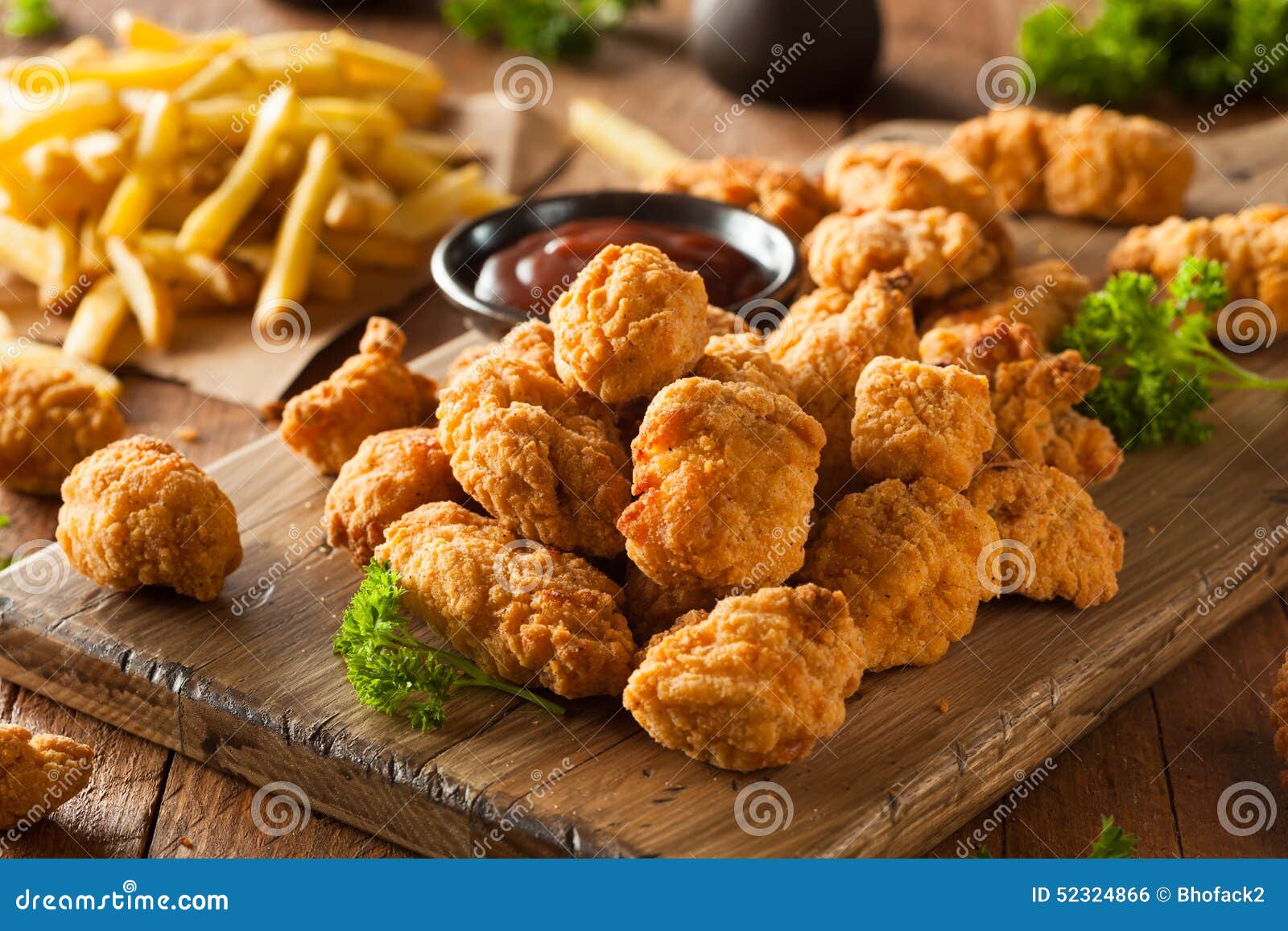 Popcorn Chicken Stock Image | CartoonDealer.com #13406911