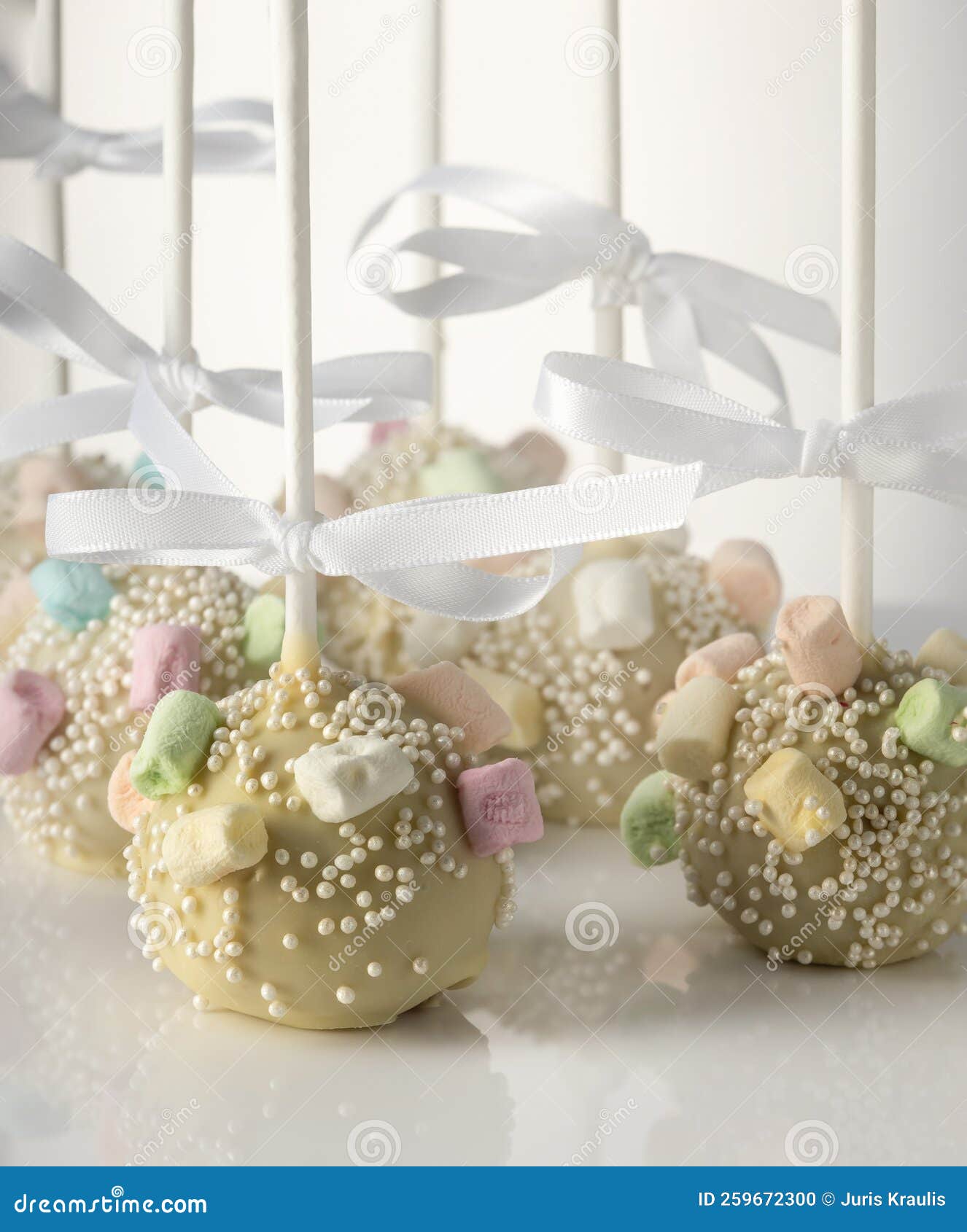Homemade Decorated Cake Pops Candy Sticks Stock Photo - Image of ...