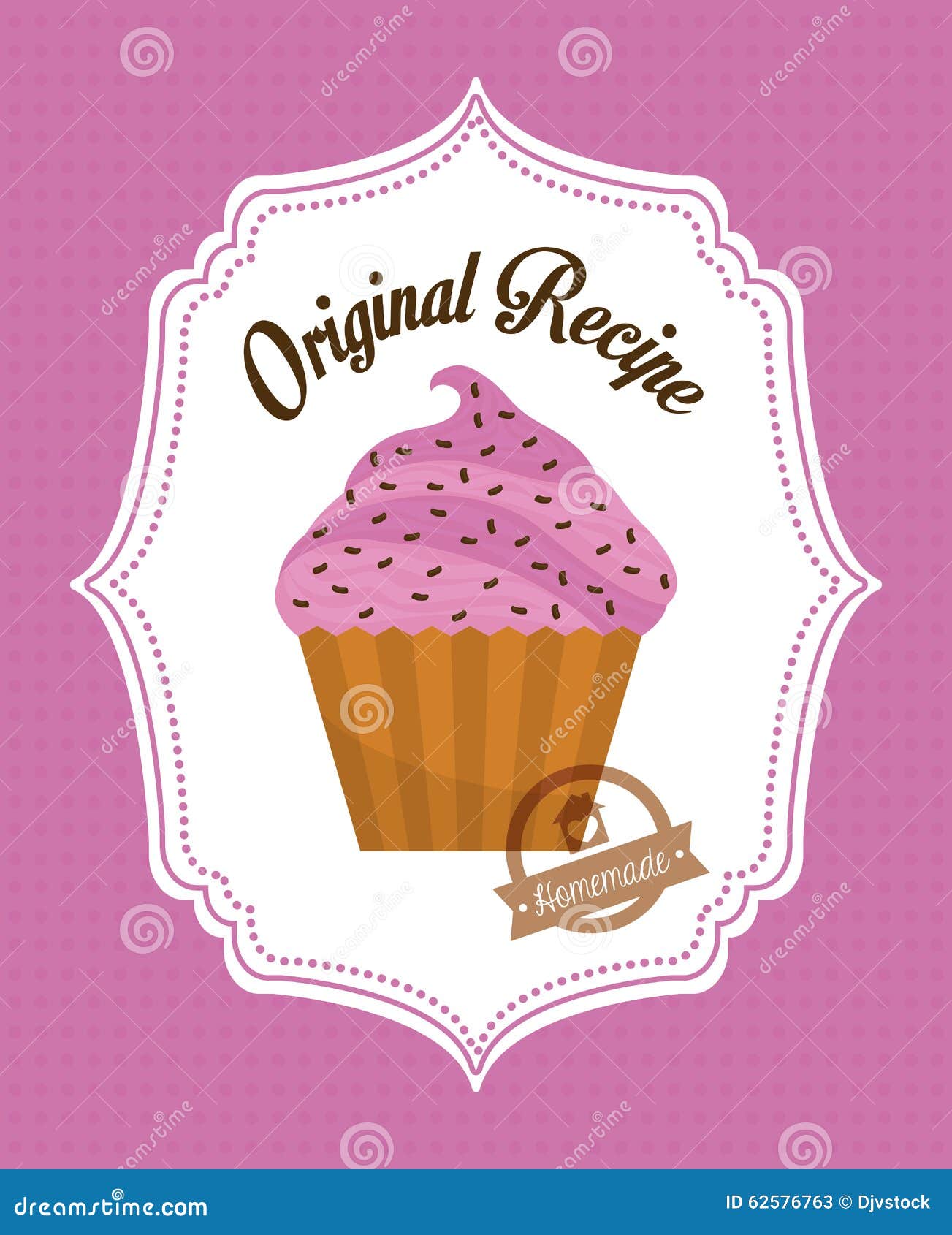 Homemade dessert graphic stock vector. Illustration of natural - 62576763