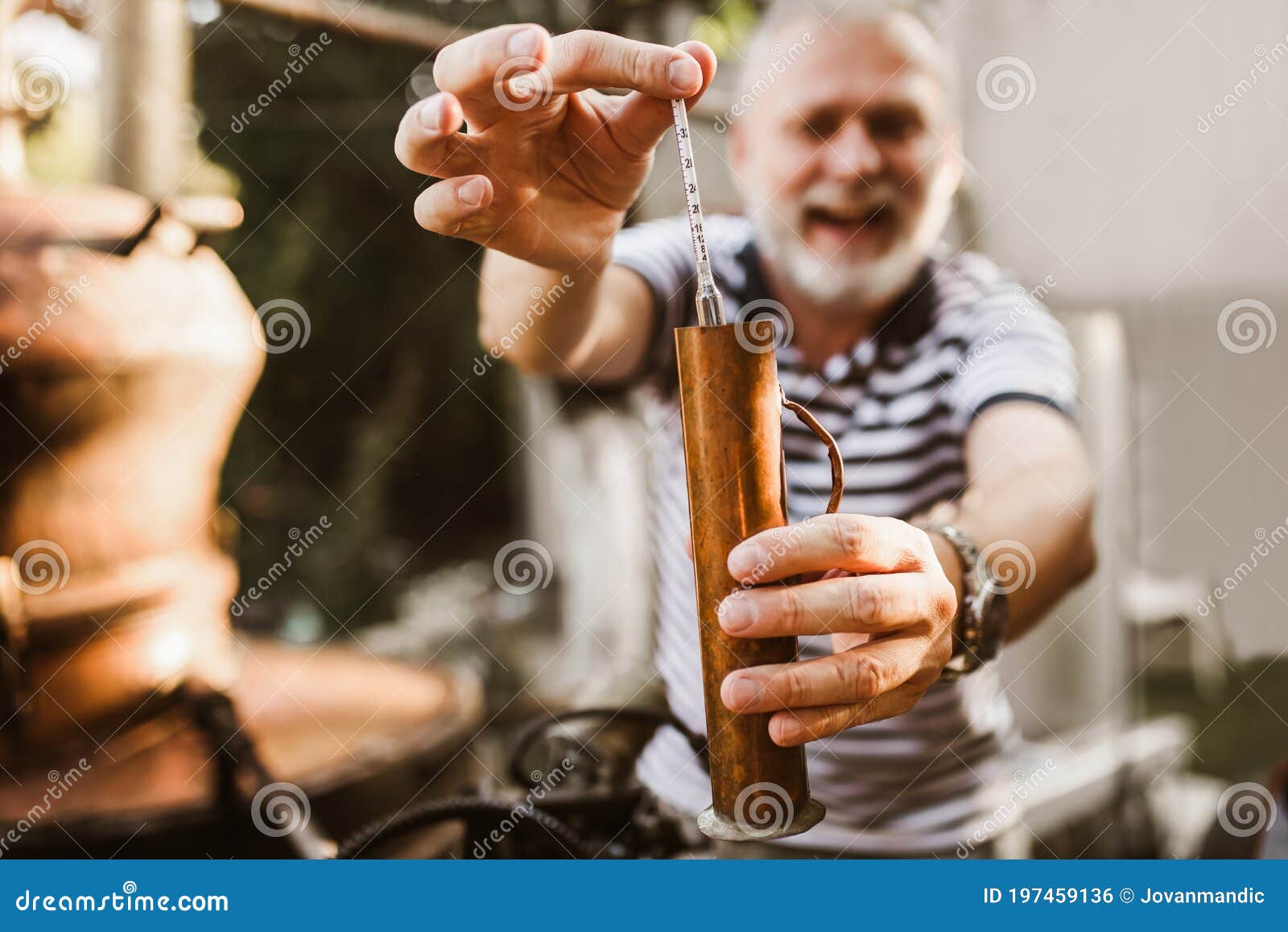 Homemade Distillery for Making Brandy Stock Photo - Image of machinery ...