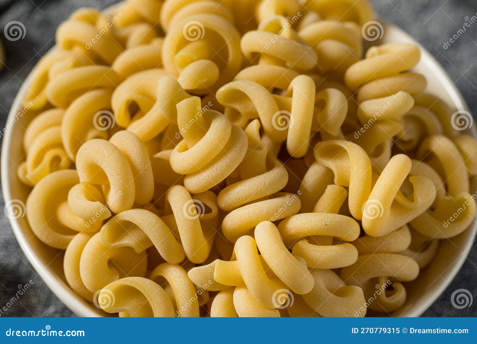Homemade Dry Trottole Pasta Stock Image - Image of cuisine, cooking ...