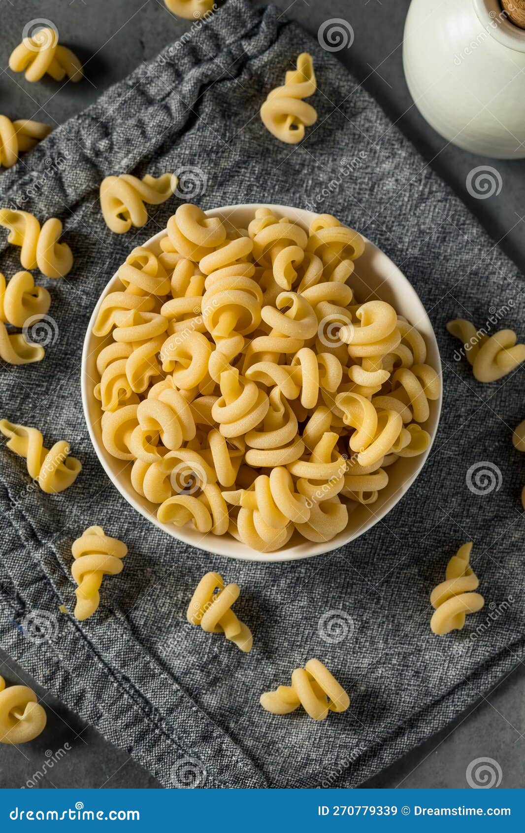 Homemade Dry Trottole Pasta Stock Image - Image of italian ...