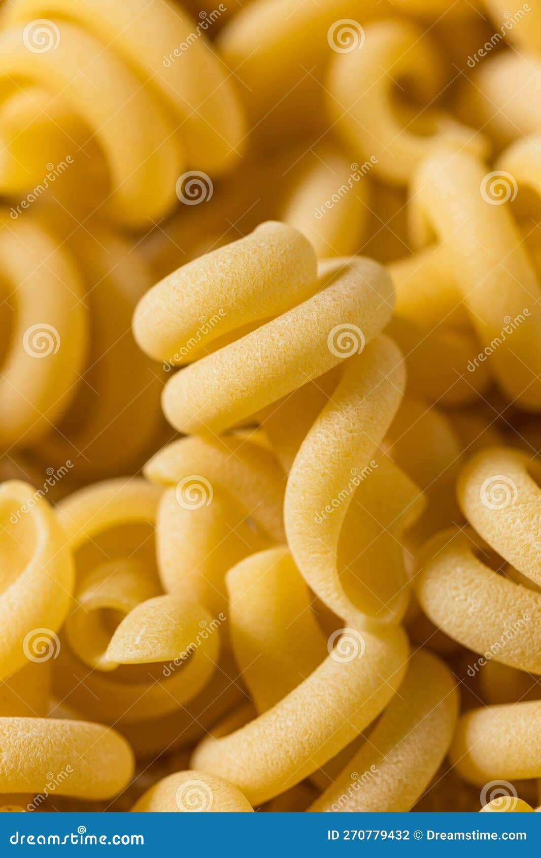 Homemade Dry Trottole Pasta Stock Photo - Image of italian, traditional ...