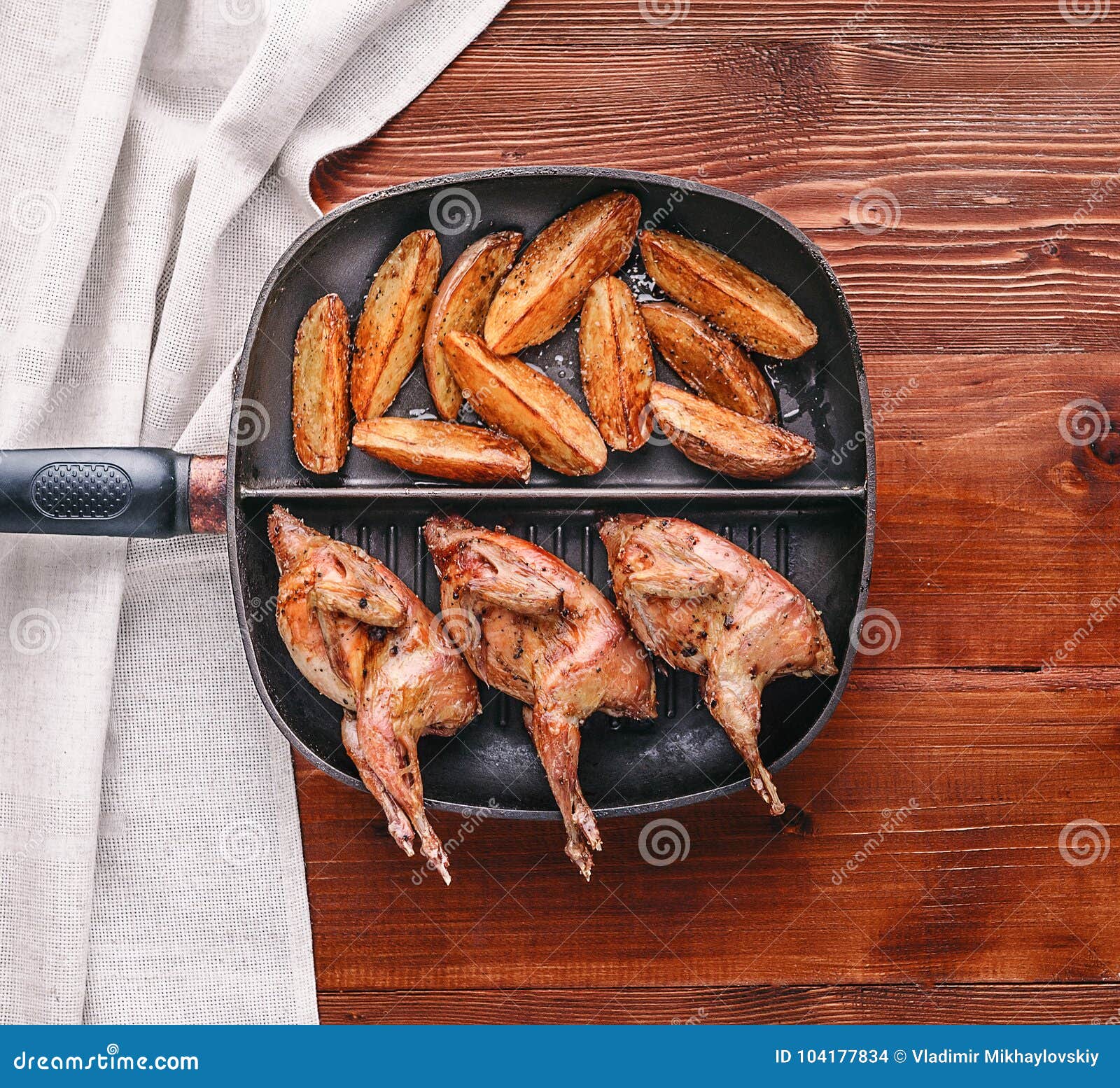 Homemade Eco-friendly Cooked Quail Stock Photo - Image of meat, roasted ...