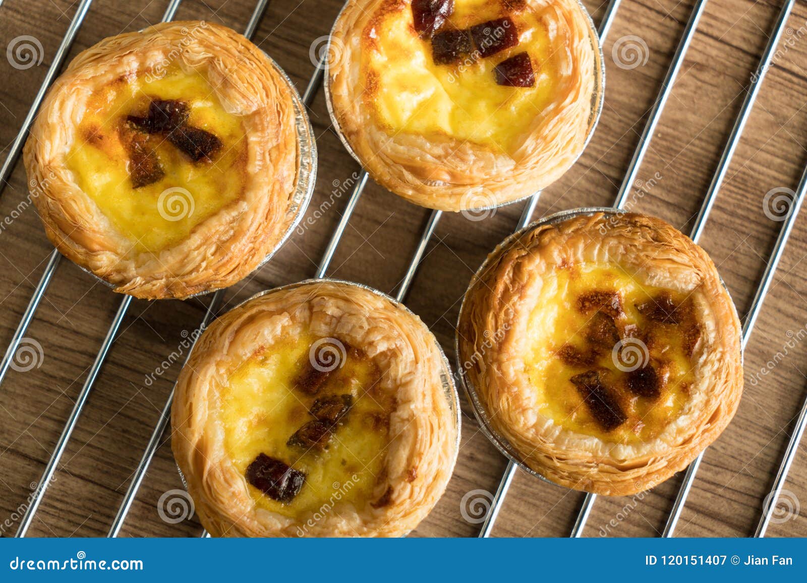 Egg Tart with White Background Stock Image - Image of ingredient ...