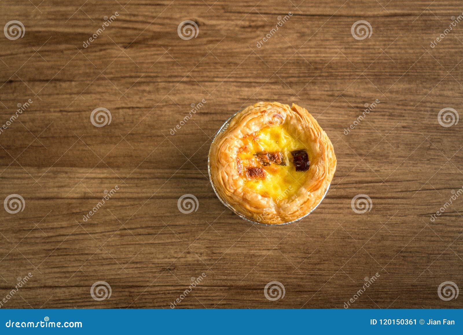 Egg Tart with White Background Stock Image - Image of bakery, diet ...