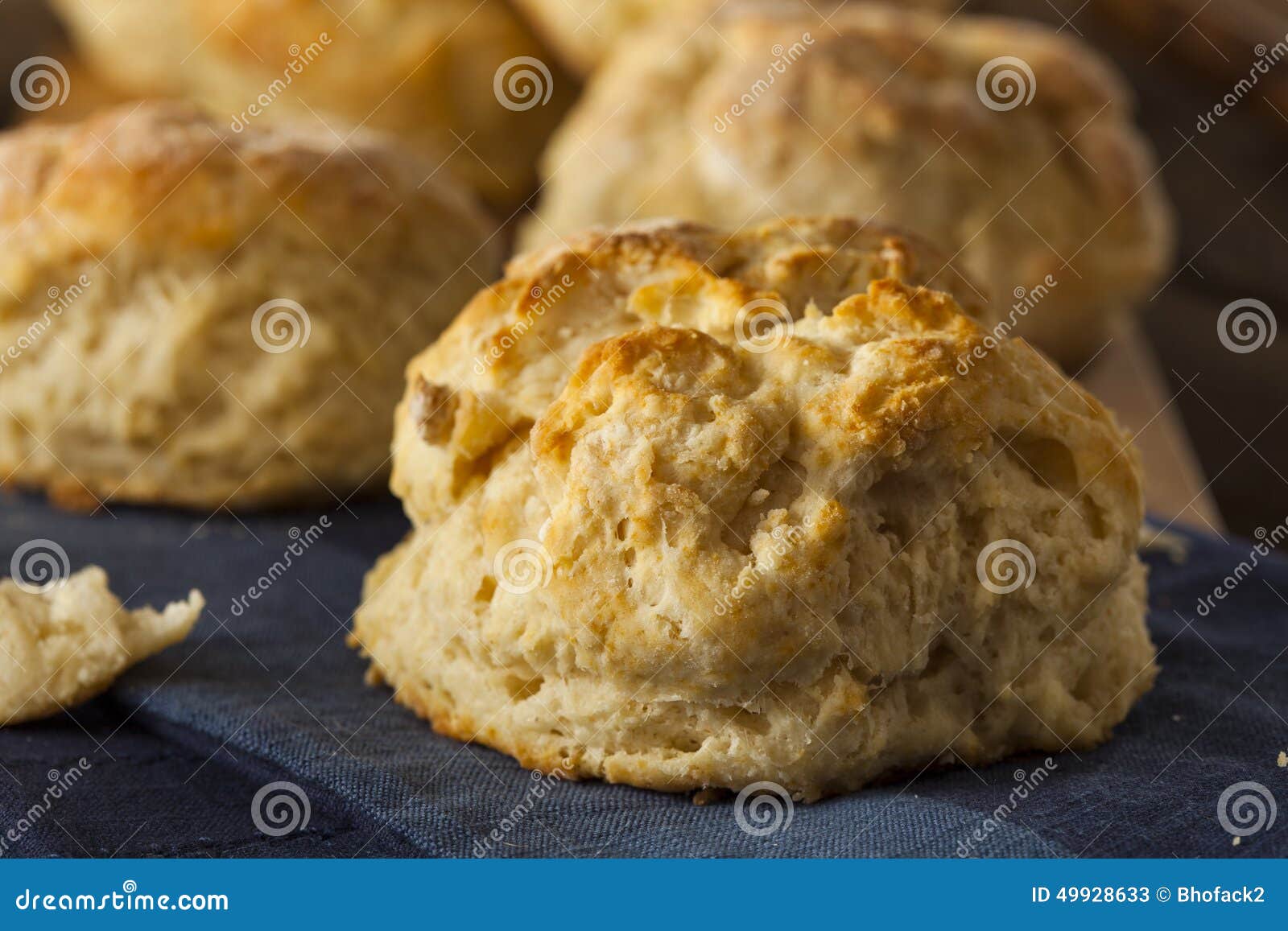 Homemade Flakey Buttermilk Biscuits Stock Image - Image of stack ...