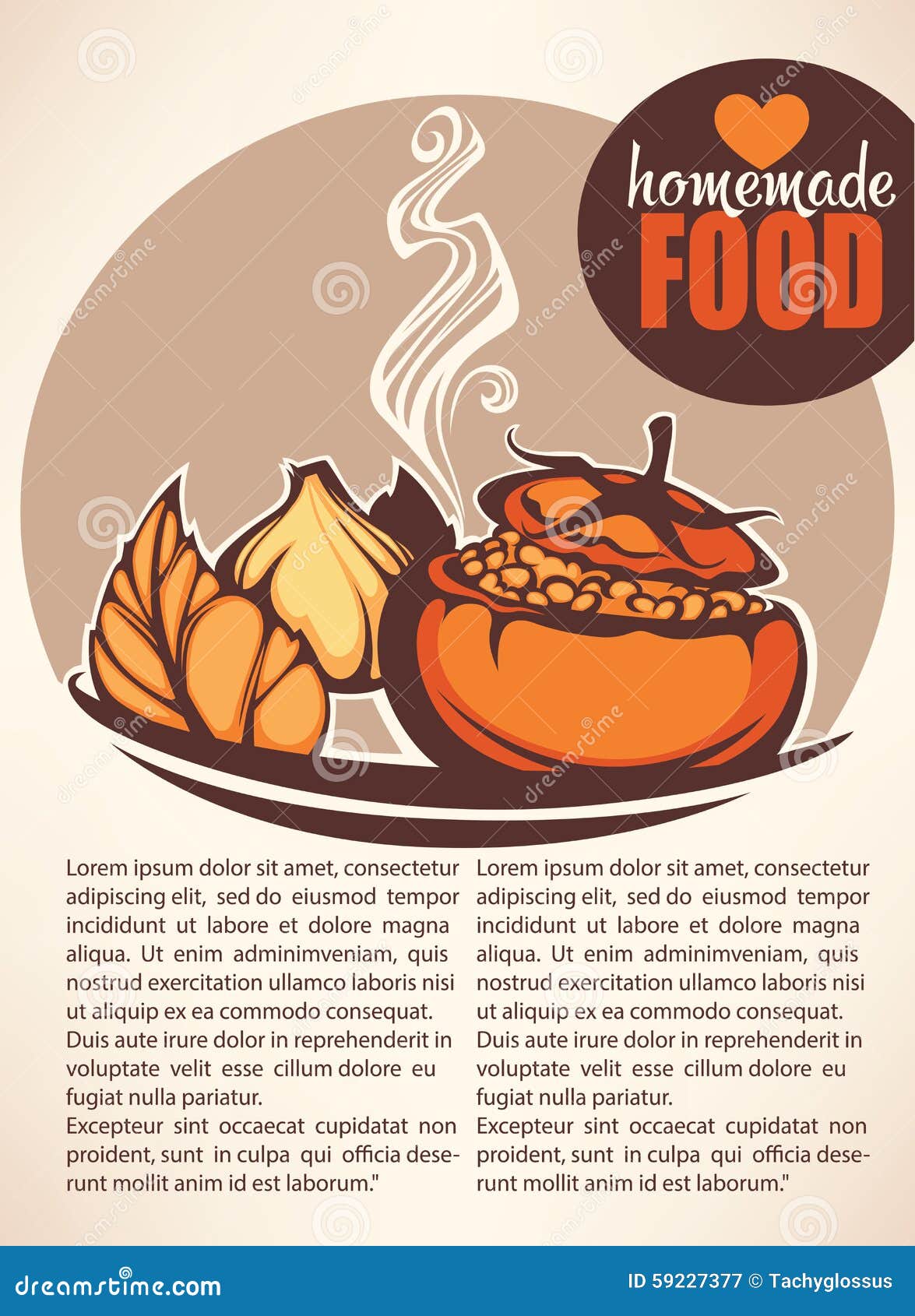 Homemade Food Badges. Kitchen Cooking Symbols Vector Illustrations ...