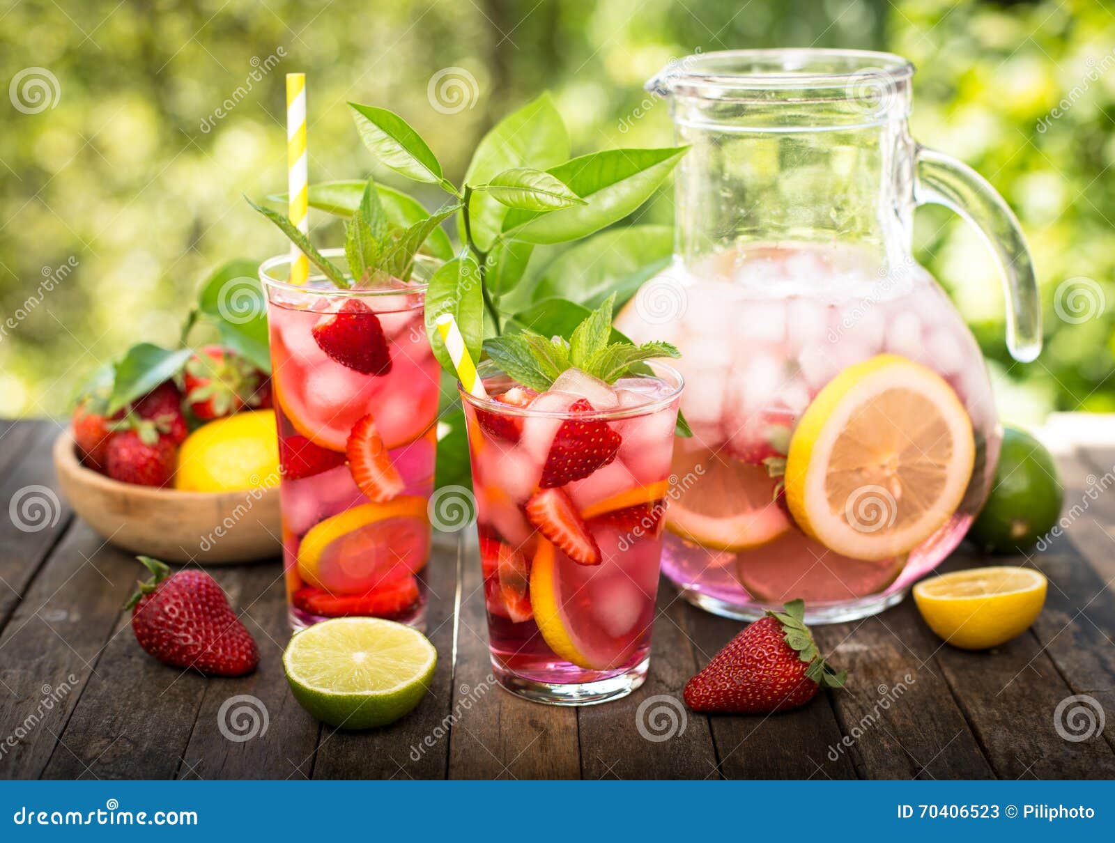 Homemade Fresh Pink Lemonade Stock Image - Image of mint, glass: 70406523