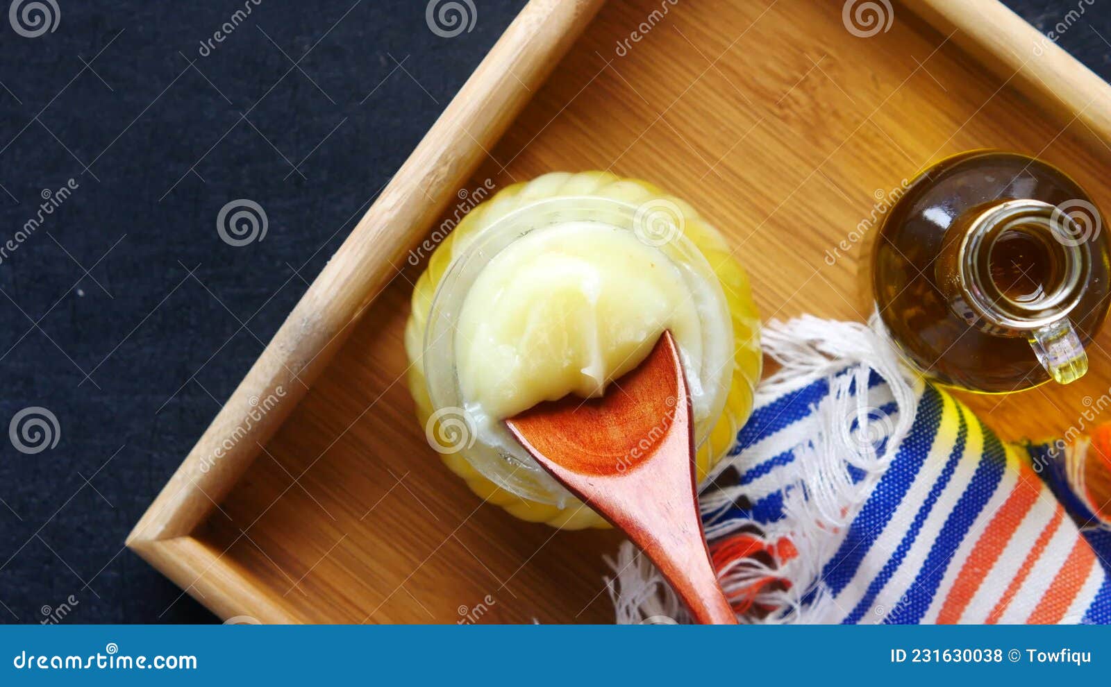 Homemade Ghee in Container on a Table , Stock Footage - Video of ...