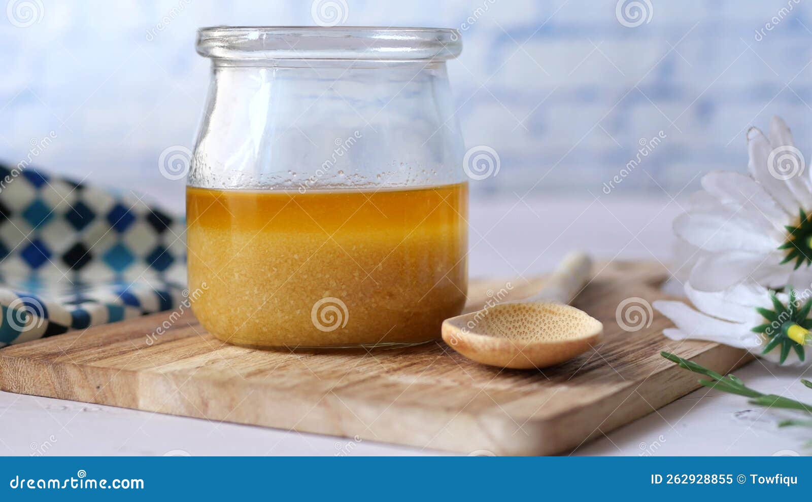 Homemade Ghee in Container on a Table , Stock Video - Video of dairy ...