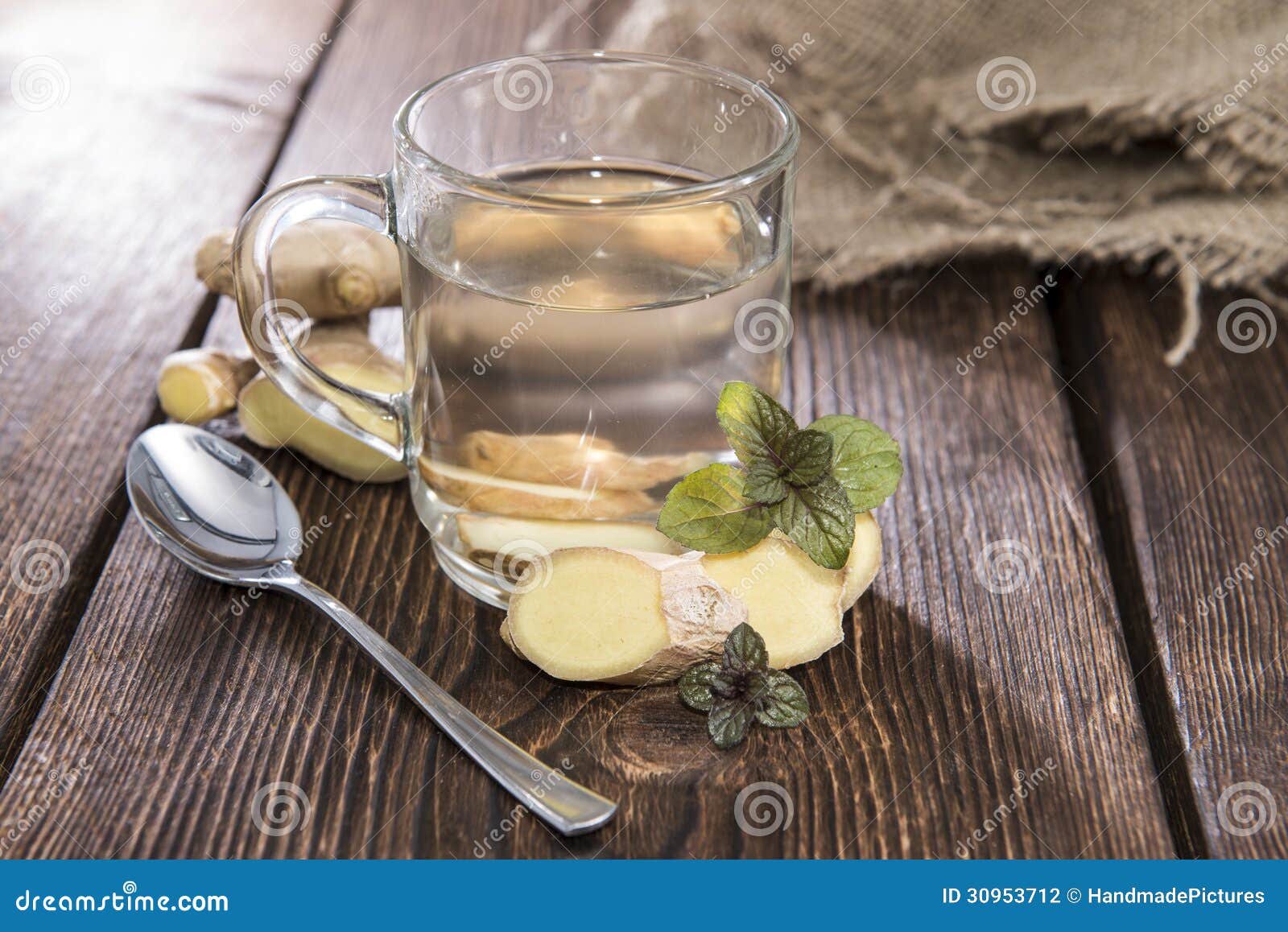 Homemade Ginger Tea stock photo. Image of oriental, asian - 30953712