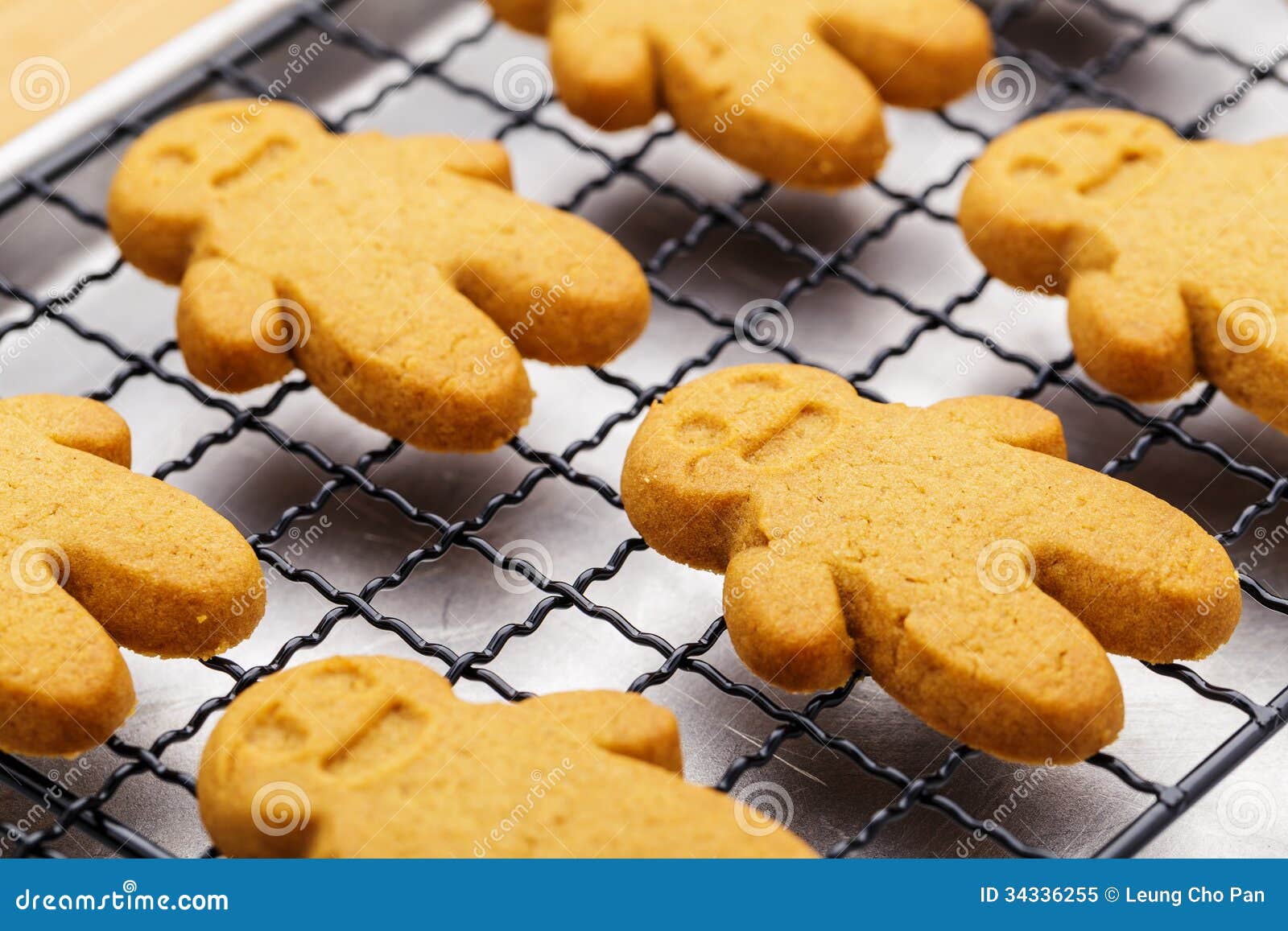 Homemade Gingerbread Cookies Stock Image - Image of homemade, holiday ...