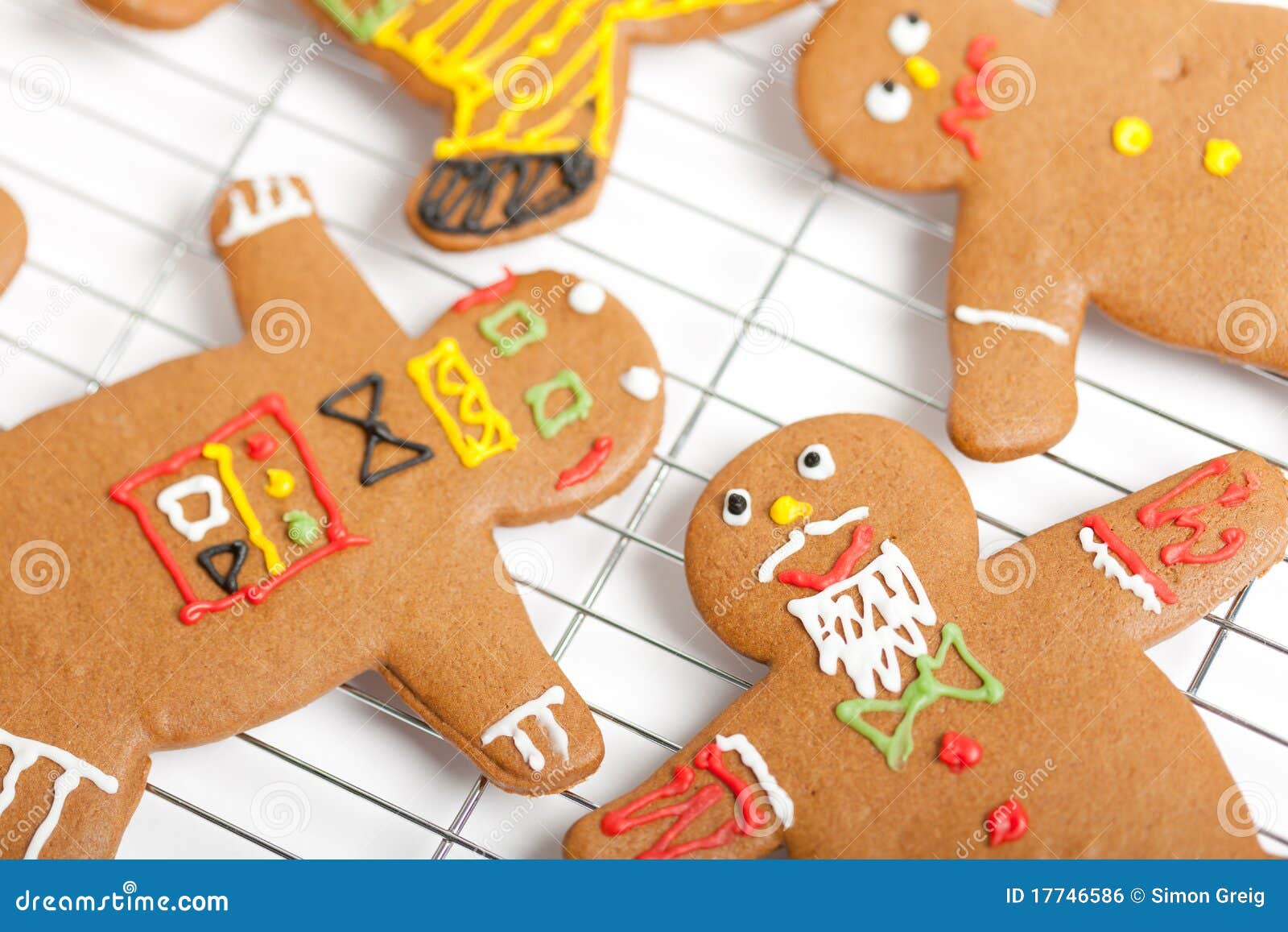 Homemade Gingerbread Men stock photo. Image of isolated - 17746586