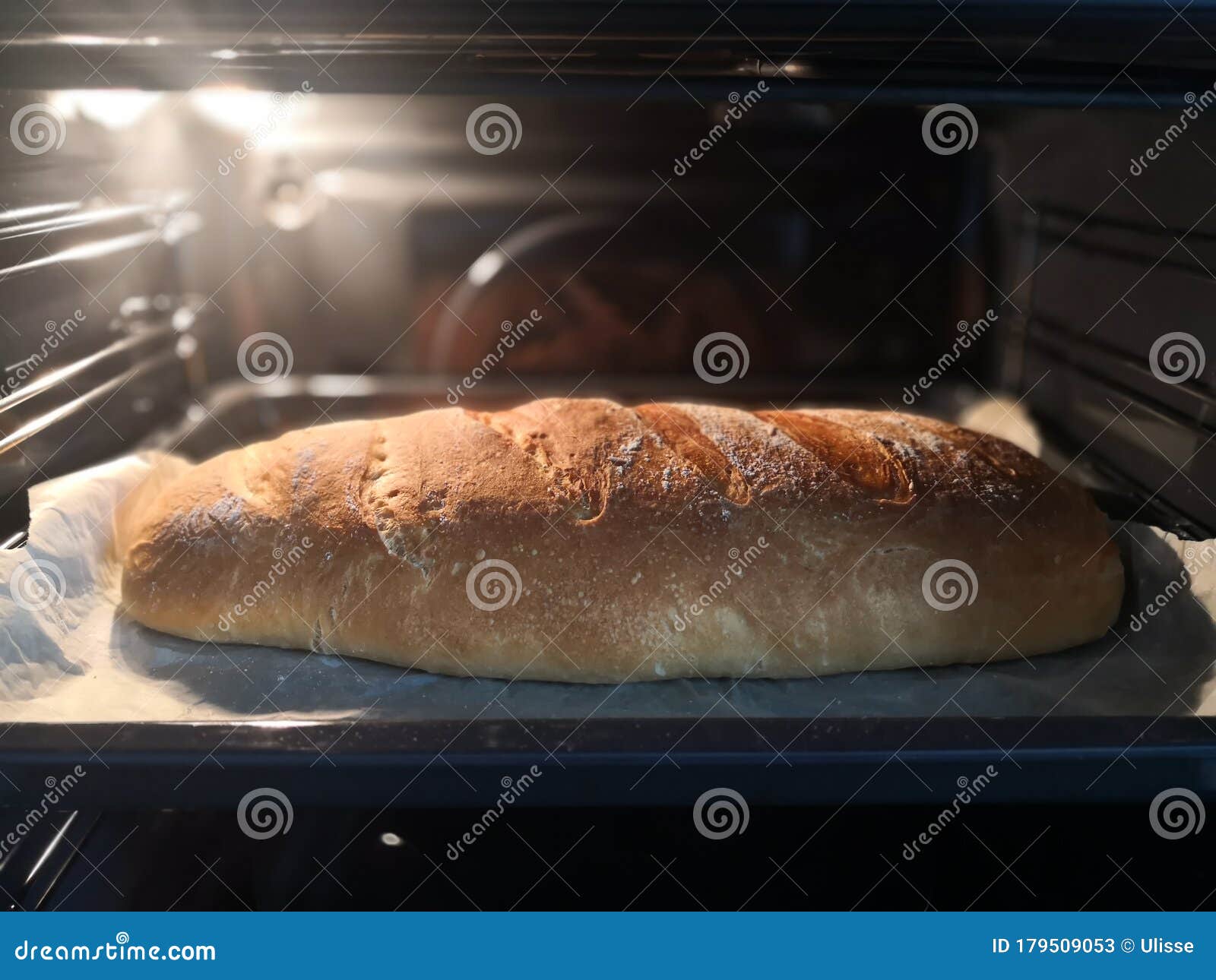 Homemade hot bread stock image. Image of baguette, handmade - 179509053