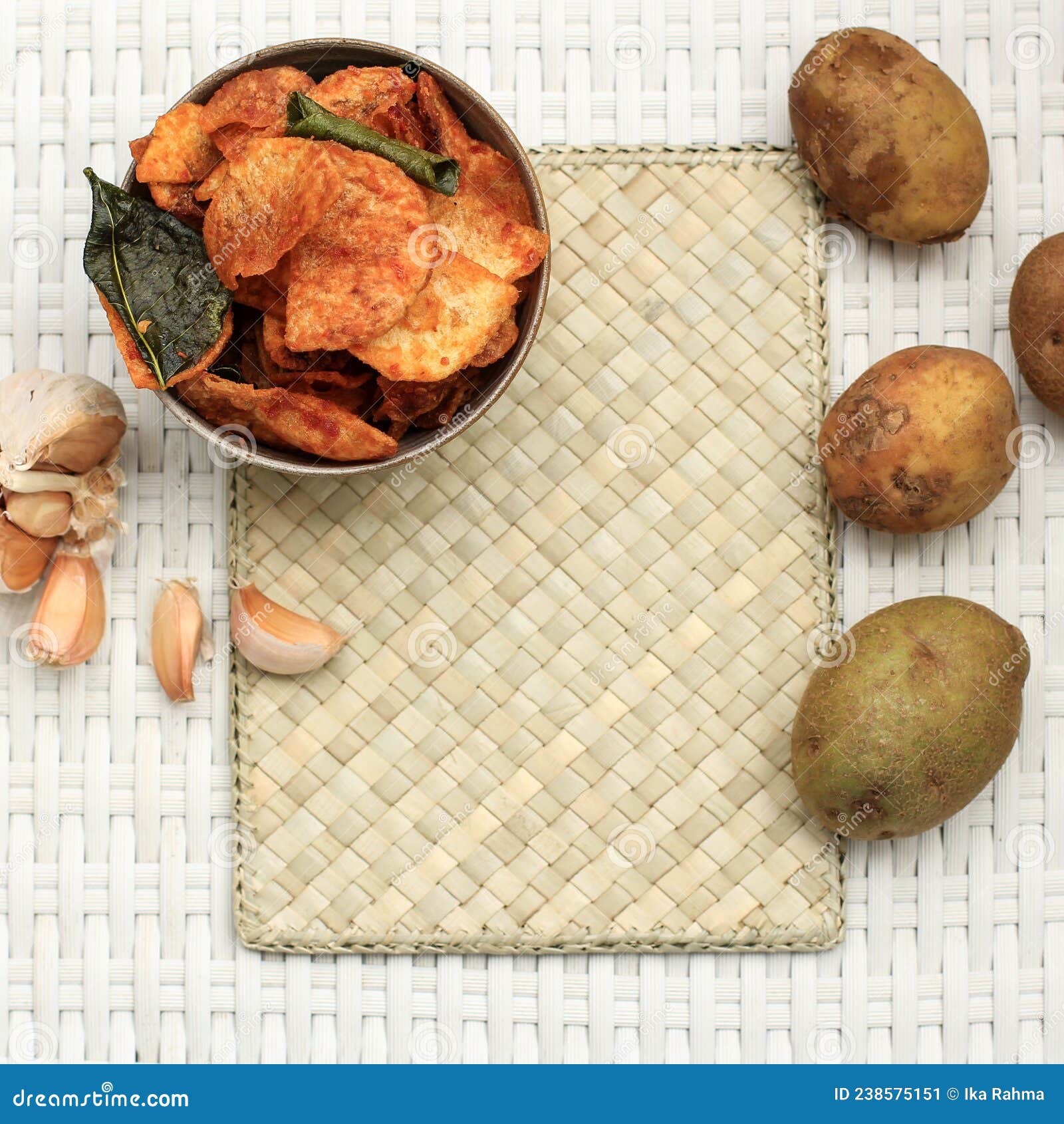 Homemade Kering Kentang Balado Stock Image - Image of view, spicy ...