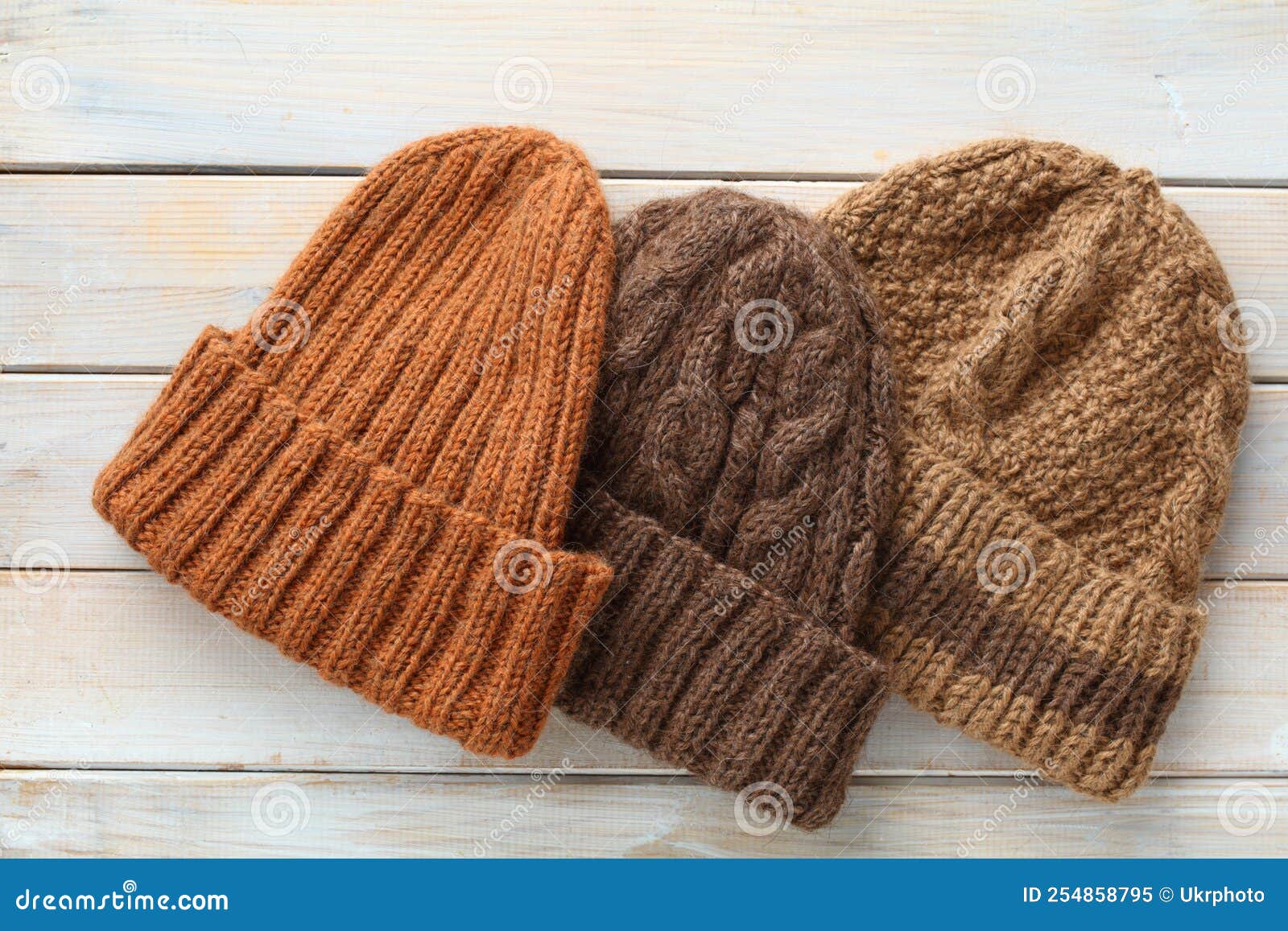 Homemade Knit Sellers Hats