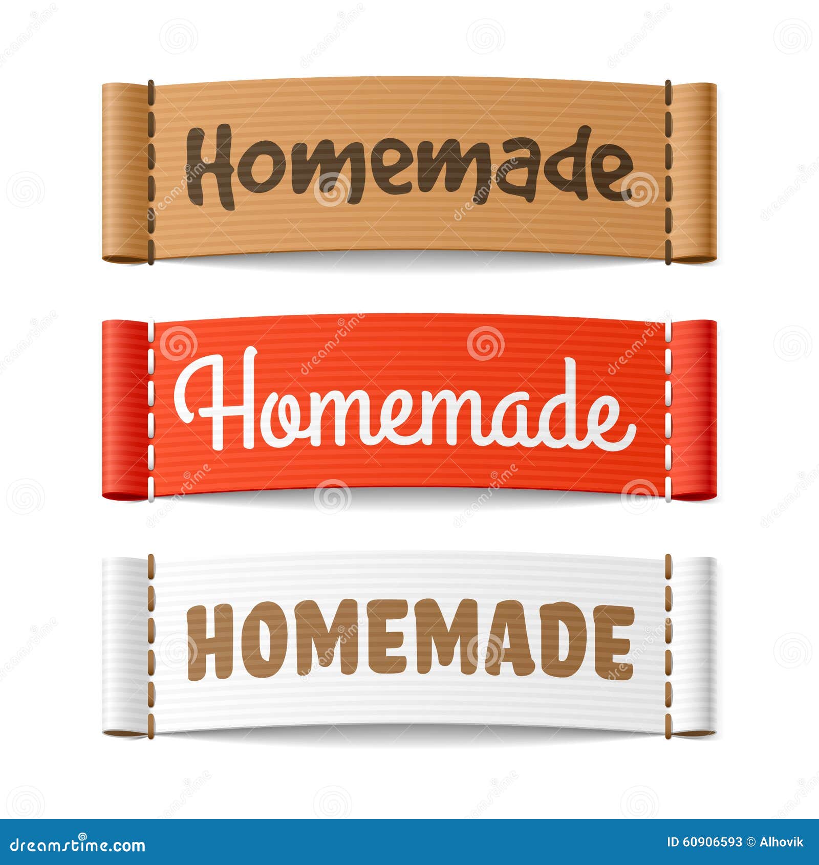 Homemade labels stock vector. Illustration of insignia - 60906593