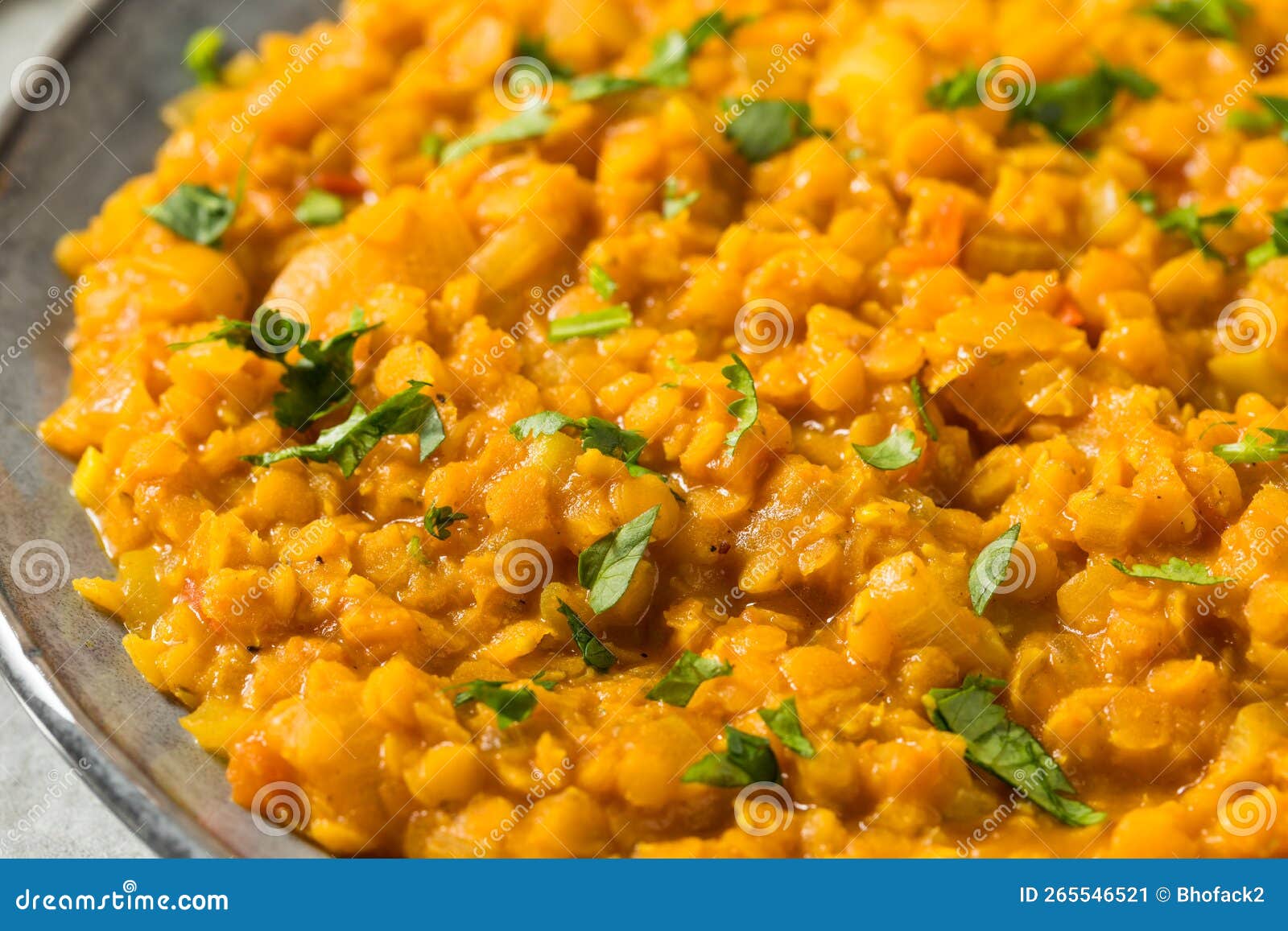 Homemade Lentil Dal with Rice Stock Image - Image of vegetarian ...