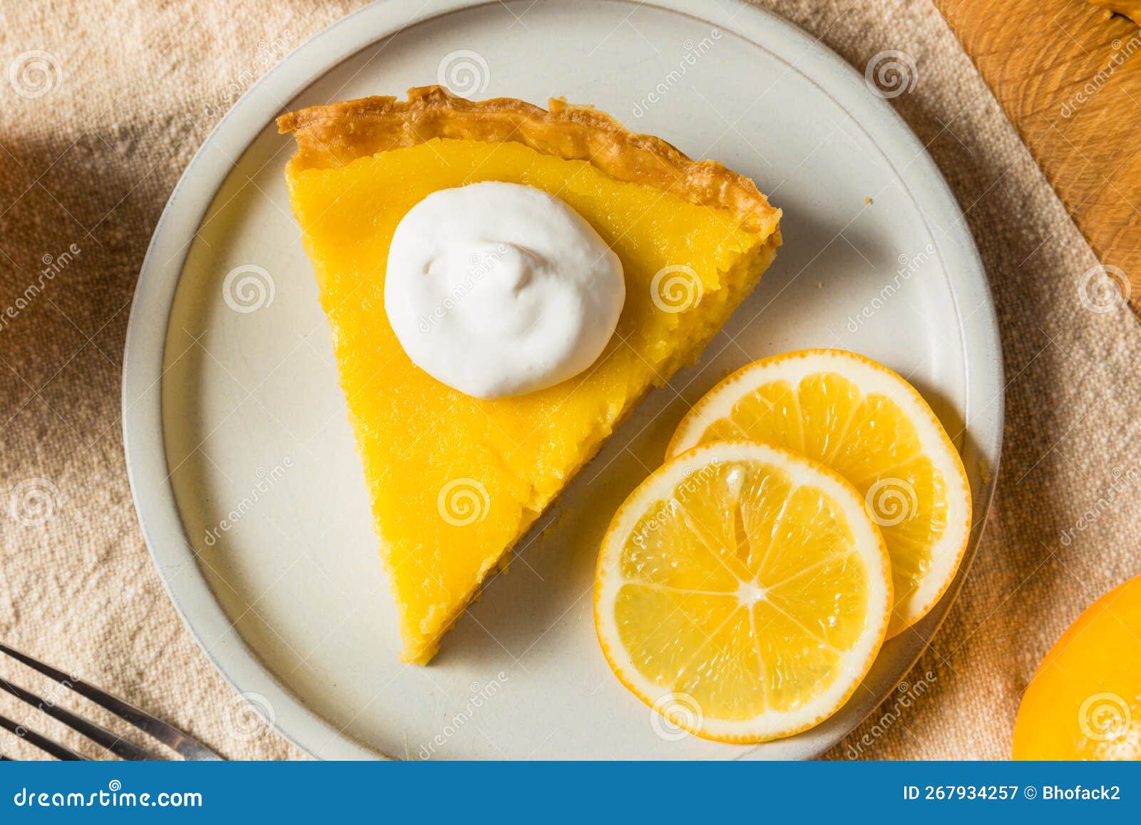 Homemade Meyer Lemon Tart Pastry Stock Image - Image of tart, cream ...