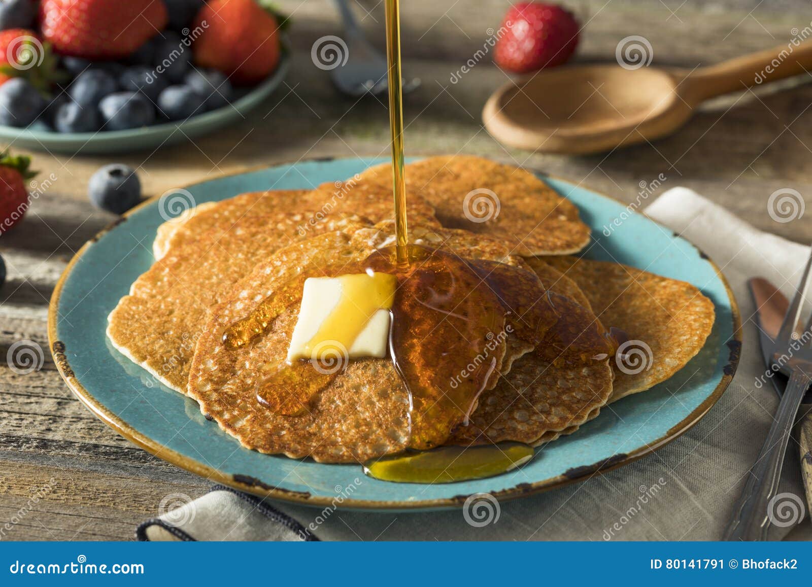 Homemade Mini Silver Dollar Pancakes Stock Image - Image of appetizing ...