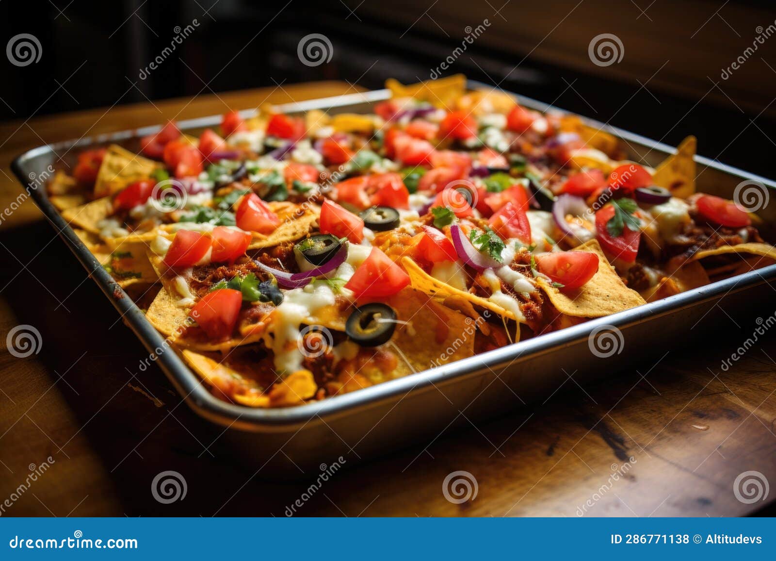 Homemade Nachos Fresh Out of the Oven Stock Photo - Image of ovenfresh ...