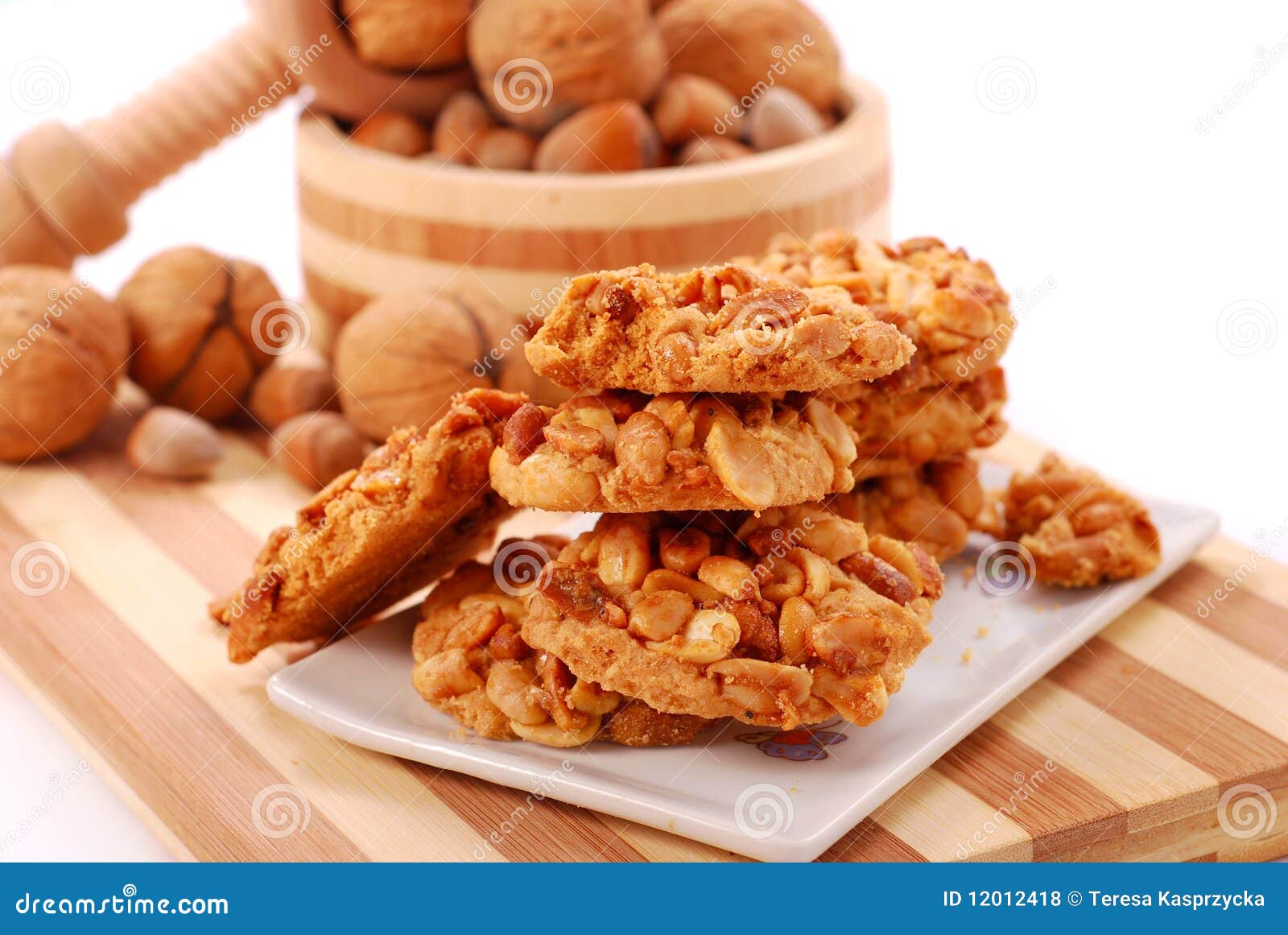 Homemade nuts cookies stock photo. Image of cookies, peanut - 12012418