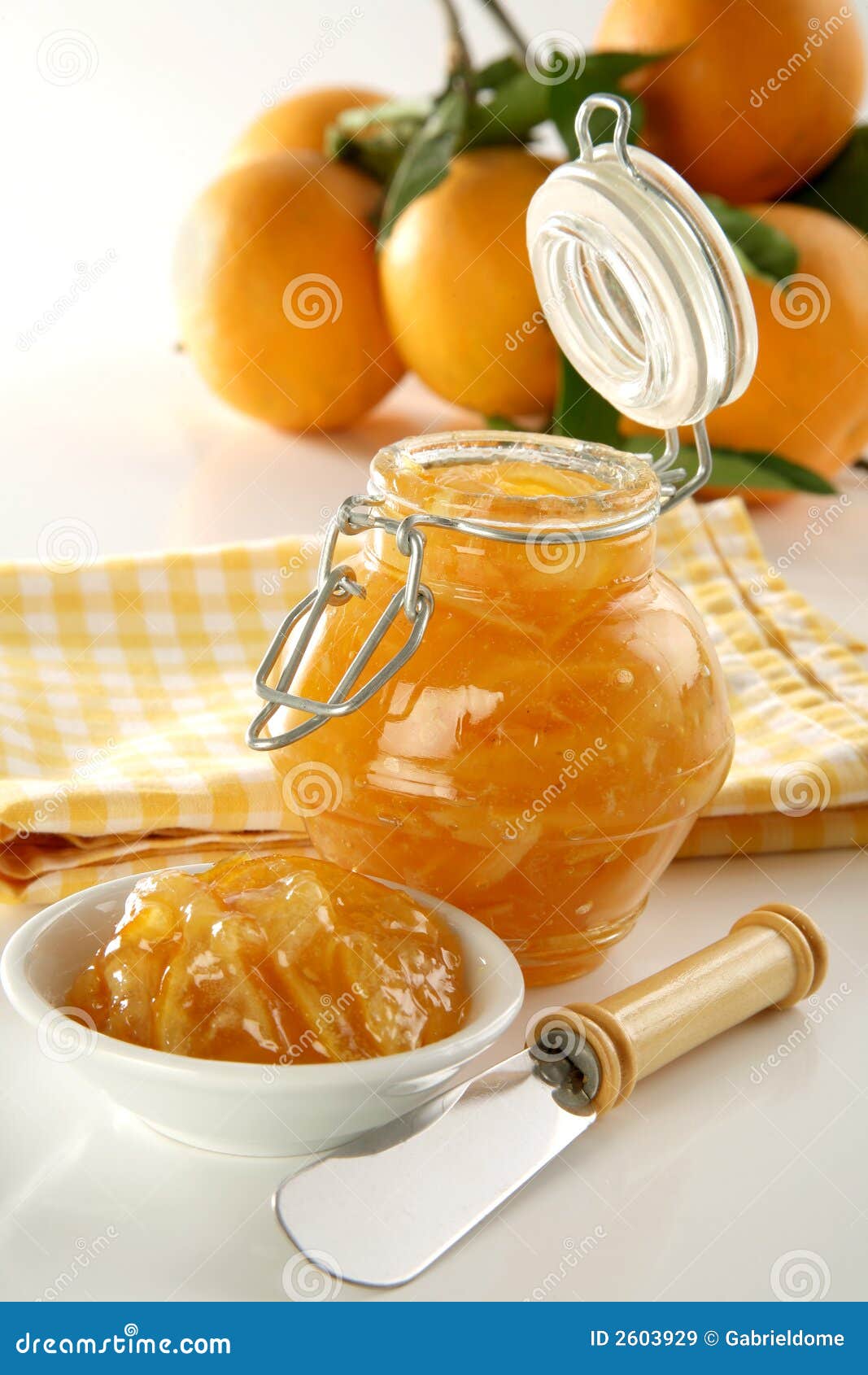 Homemade Orange jam stock image. Image of freshness, drink - 2603929
