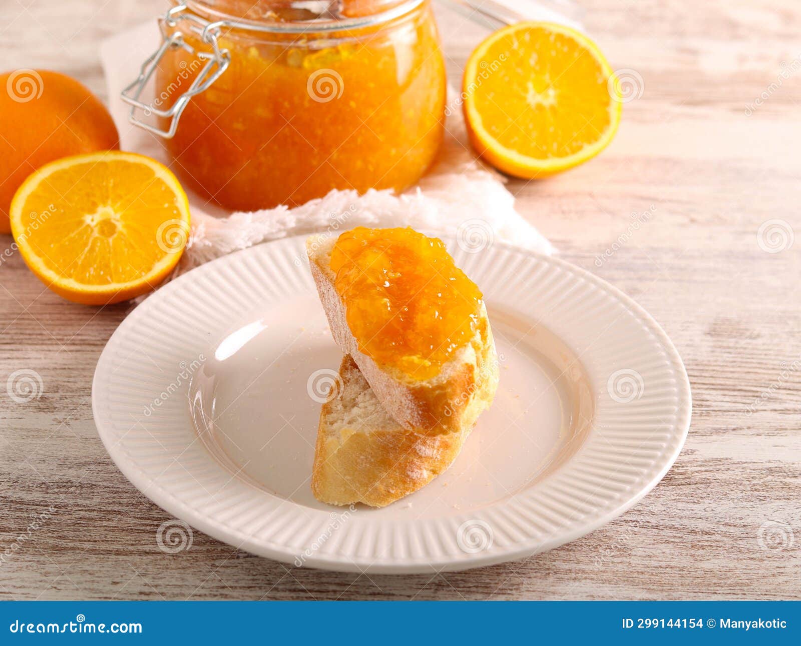 Homemade orange marmalade stock photo. Image of fruit - 299144154
