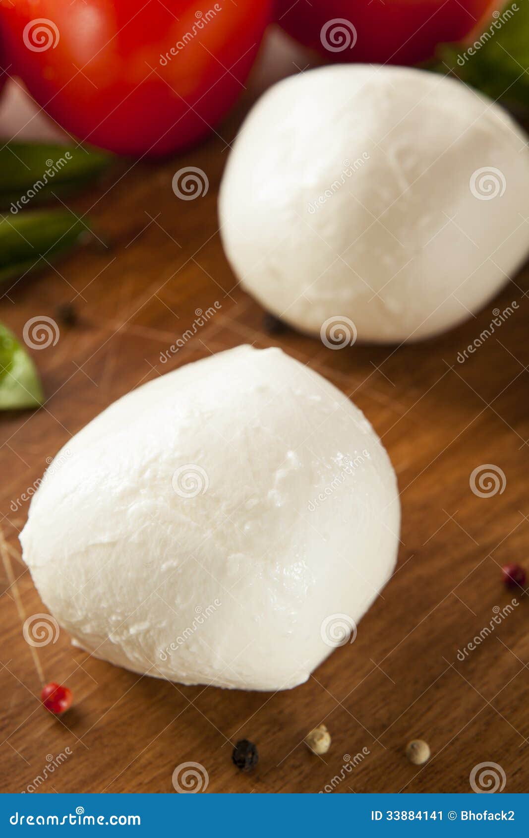 Homemade Organic Mozzarella Cheese Stock Image - Image of food, fresh ...