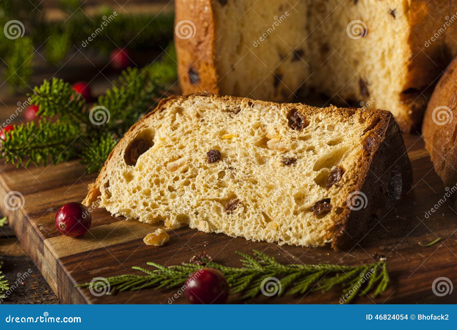 Homemade Panettone Fruit Cake Stock Photo - Image of milanese, fruit ...