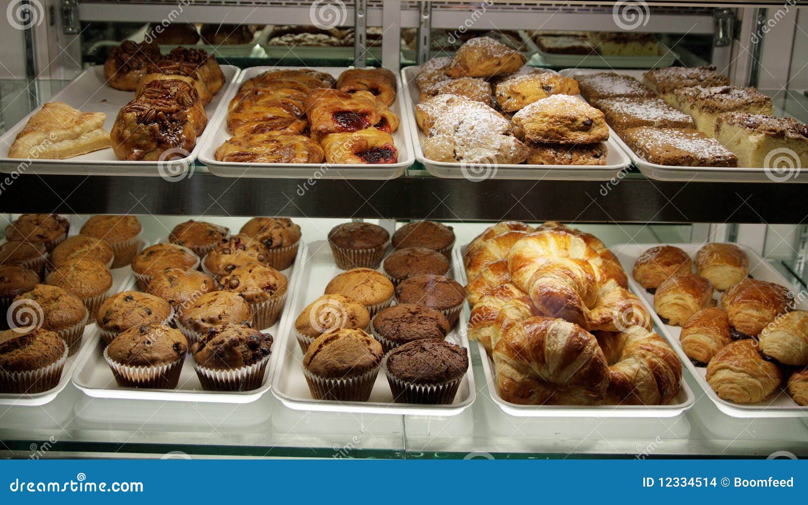 Homemade Pastries stock photo. Image of trays, muffins - 12334514