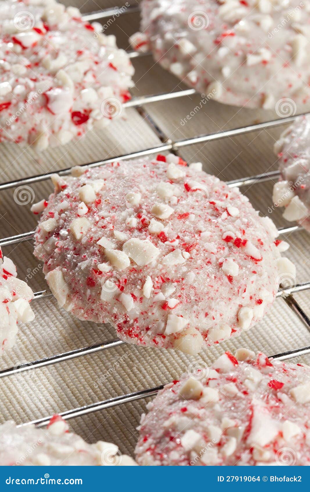 Homemade Peppermint Christmas Cookie Stock Photo - Image of delicious ...