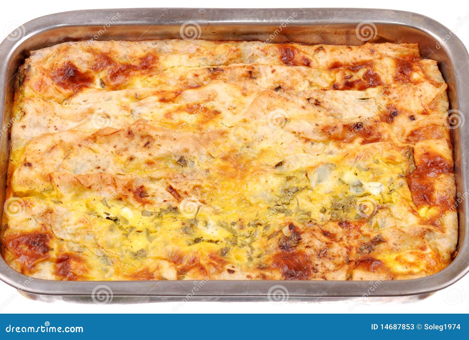 The Homemade Pie On Dripping Pan Picture. Image: 14687853