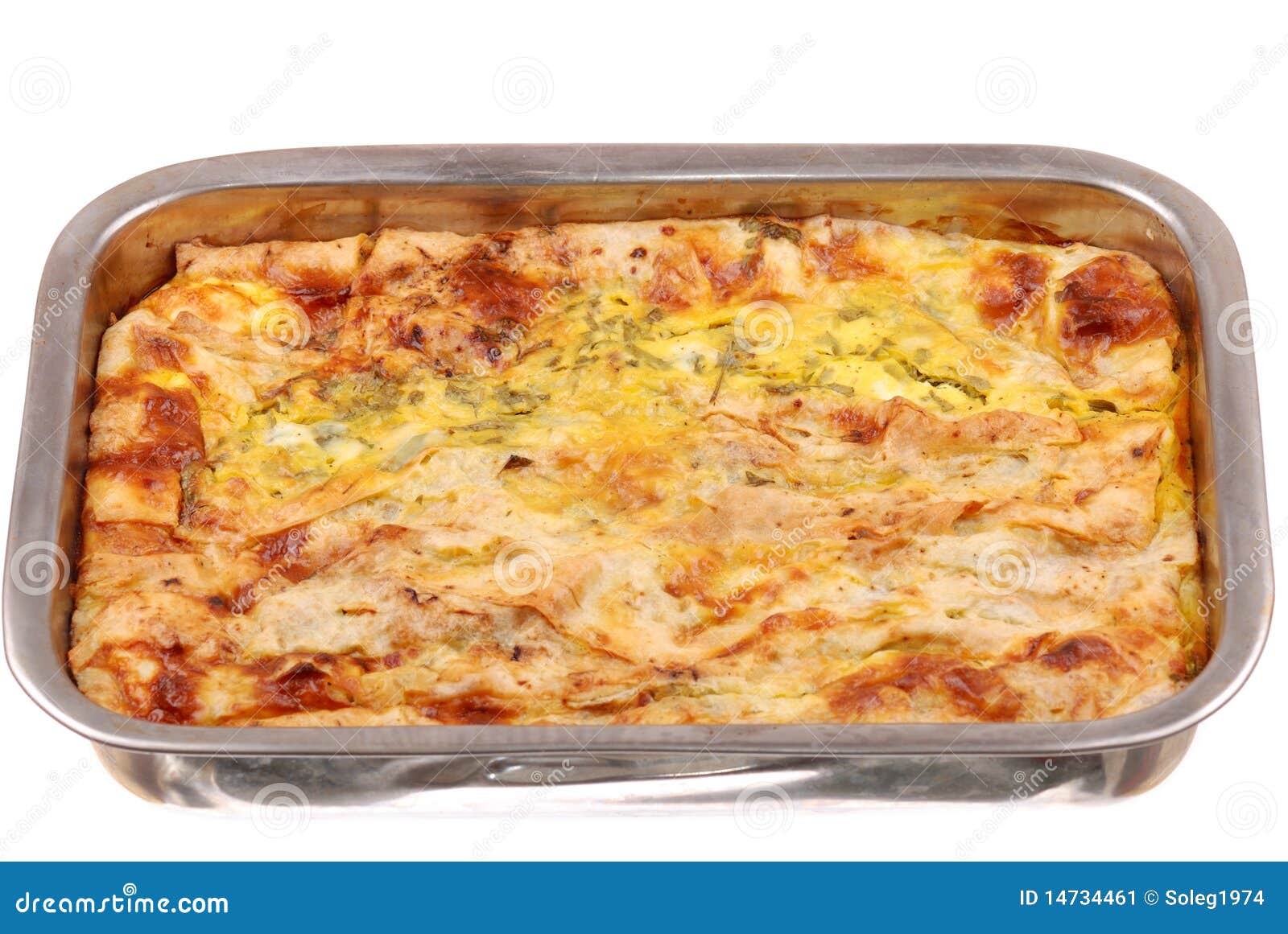 The Homemade Pie on Dripping Pan Stock Image - Image of food, dinner ...