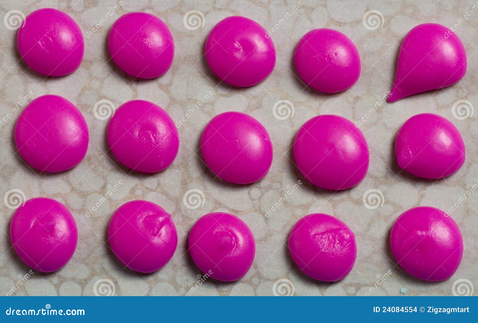 Homemade pink candy dots stock photo. Image of indulgence - 24084554