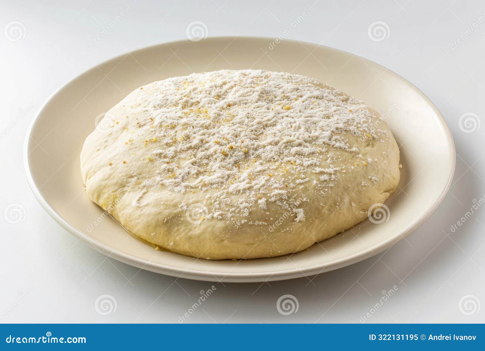 Homemade Pizza Dough with Irresistible Texture Stock Illustration ...