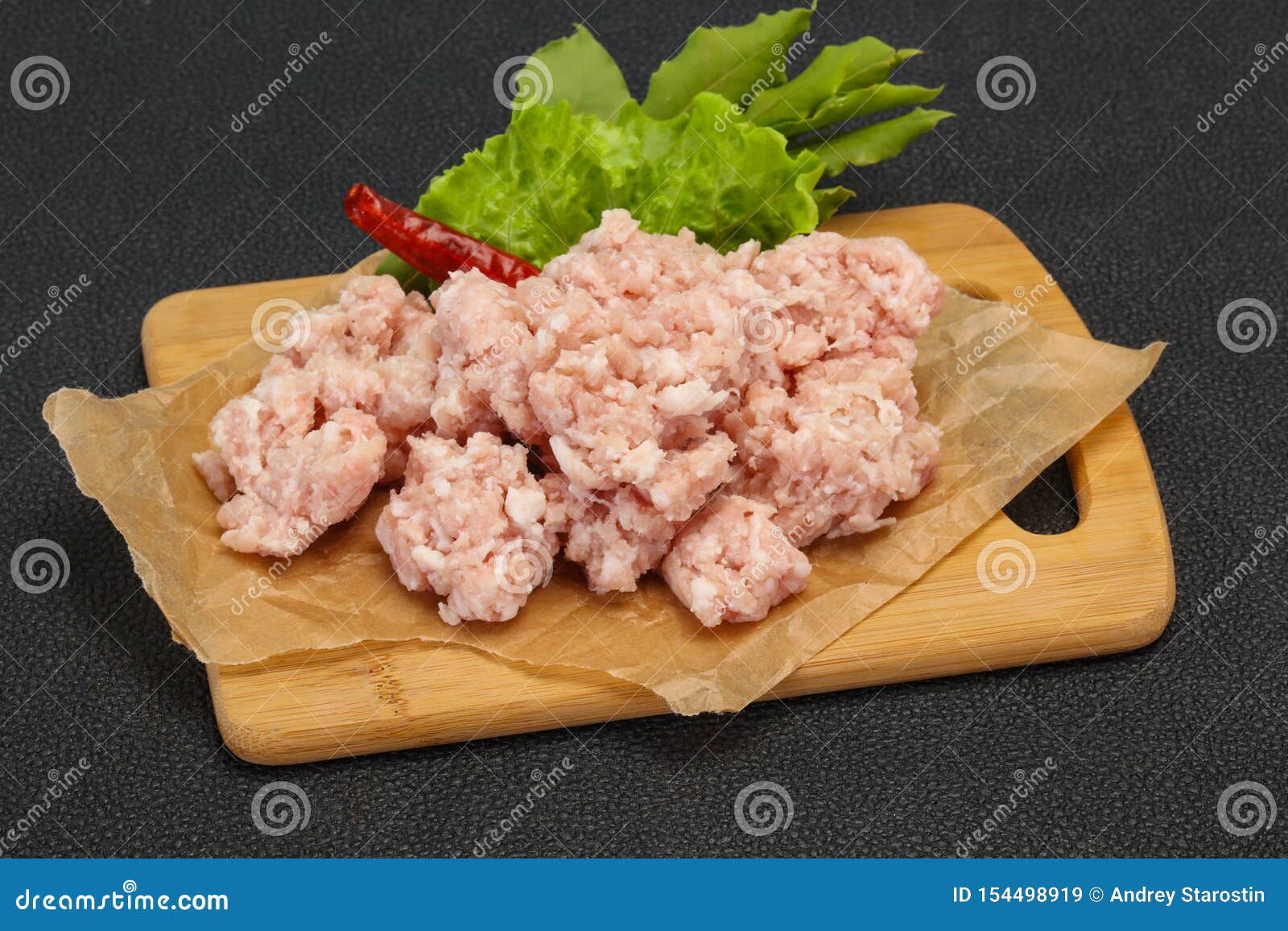 Homemade Pork Minced Meat for Cooking Stock Image - Image of mincer ...