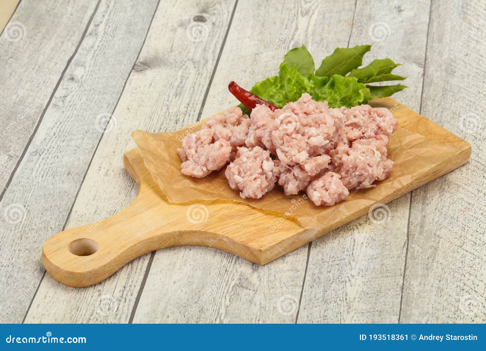 Homemade Pork Minced Meat for Cooking Stock Image - Image of meat ...