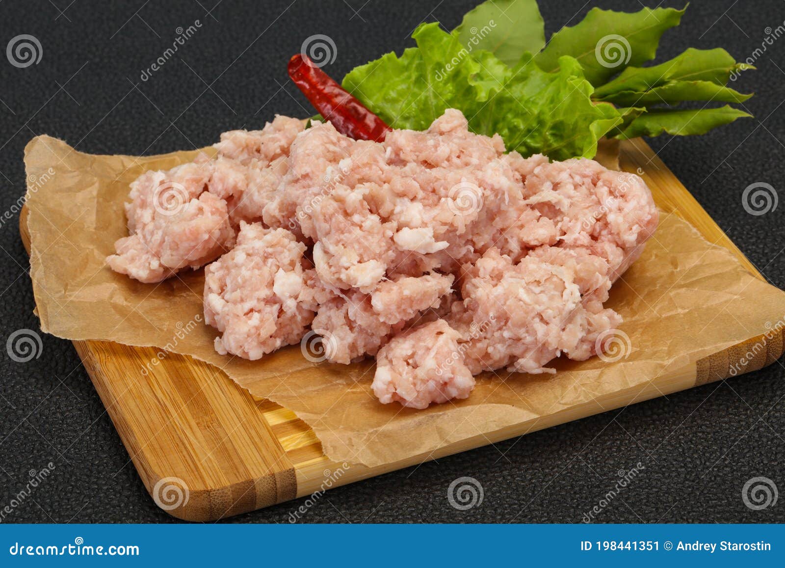 Homemade Pork Minced Meat for Cooking Stock Image - Image of ...