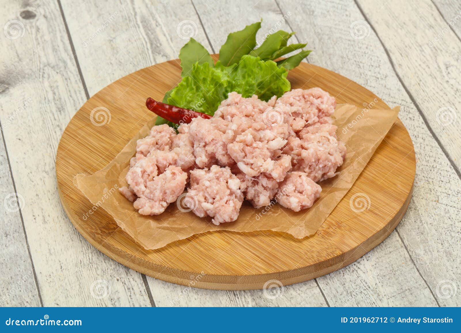 Homemade Pork Minced Meat for Cooking Stock Photo - Image of uncooked ...