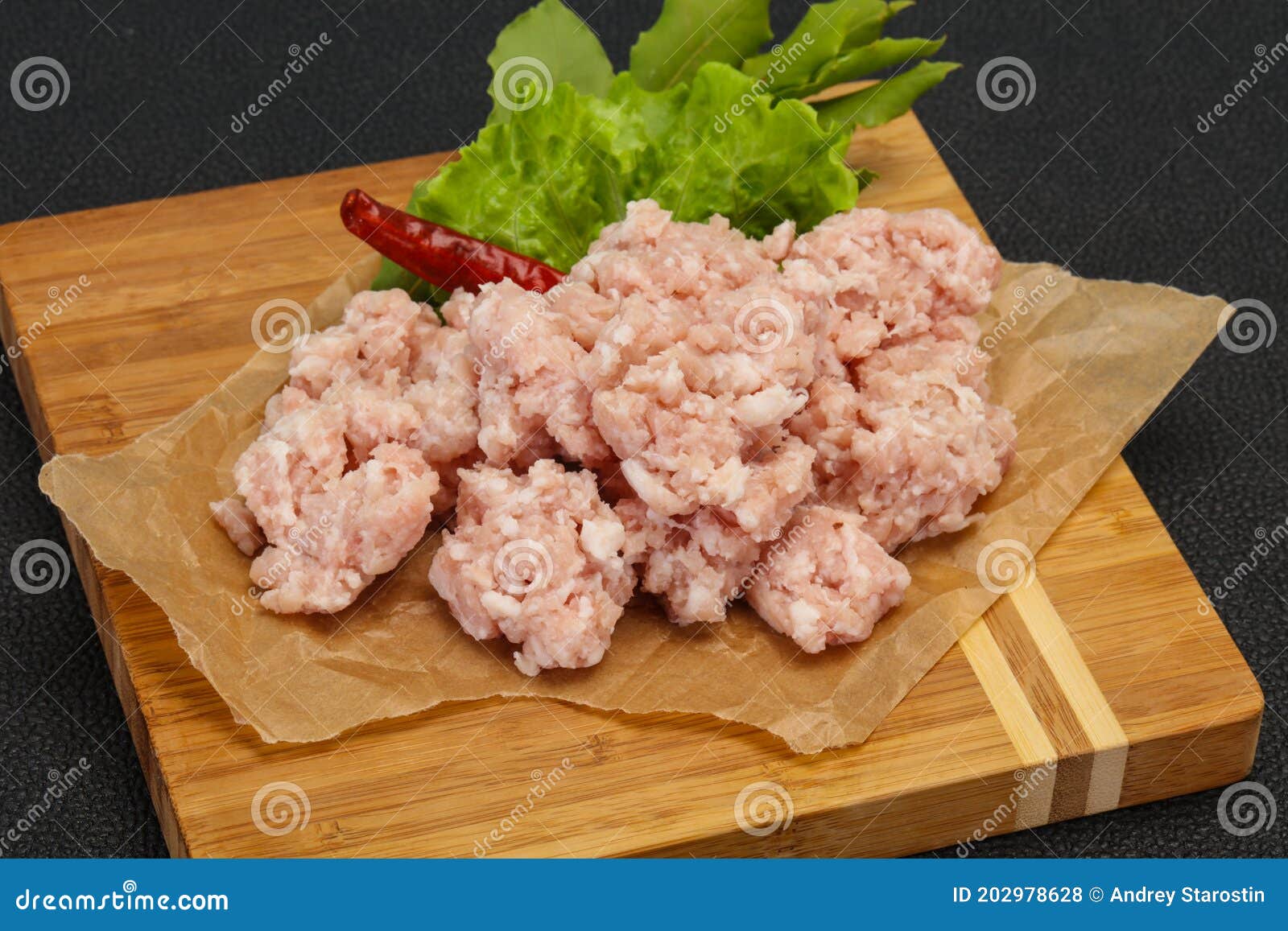 Homemade Pork Minced Meat for Cooking Stock Photo - Image of butchery ...